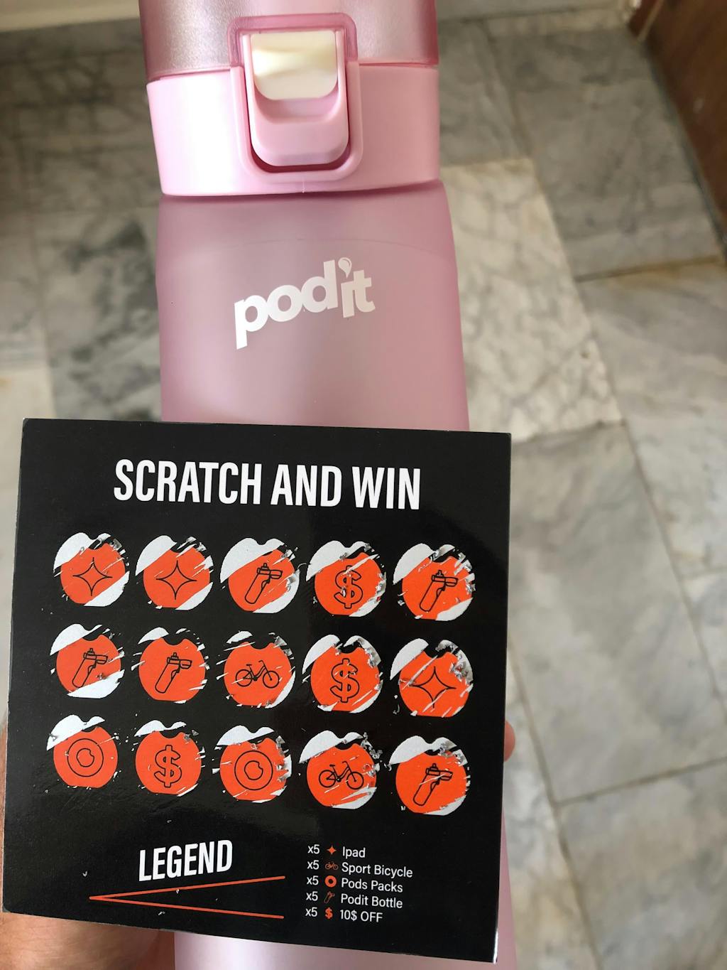 Podit® | Water Bottles, experience flavored water through scent