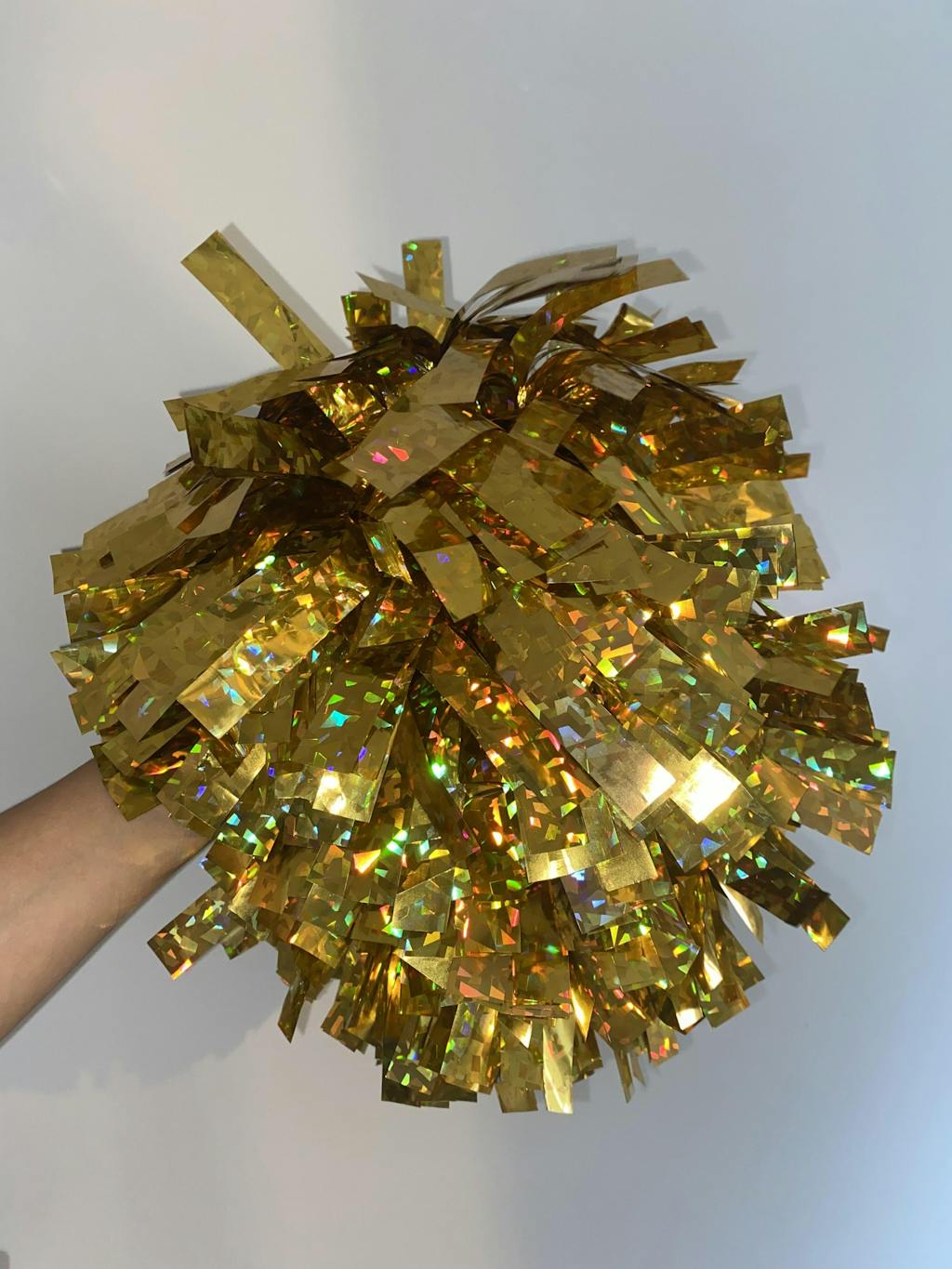 Gold Shattered Holographic 6" Pop Poms - Pop Poms