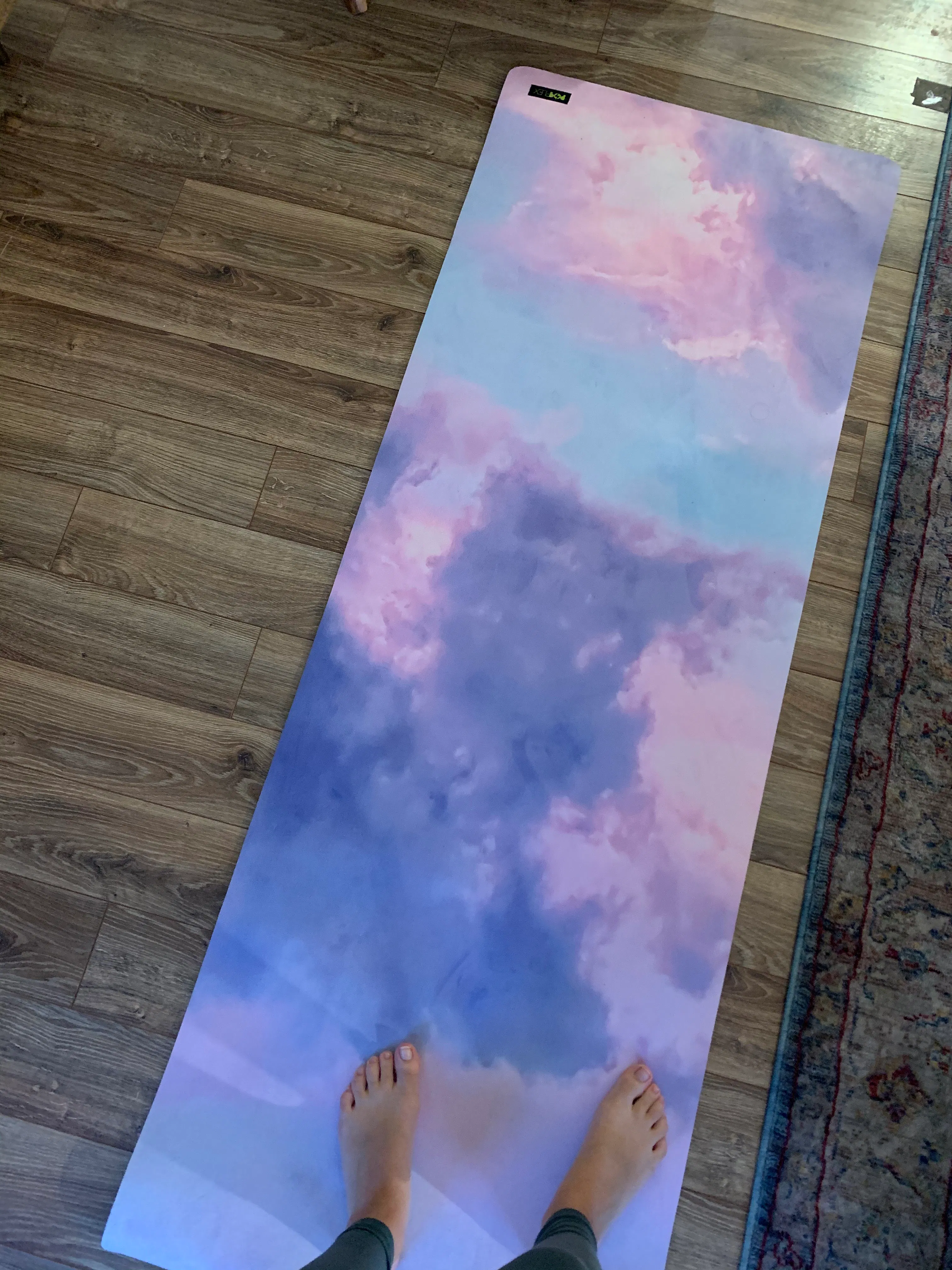 Heart in the Clouds Vegan Suede Yoga Mat - POPFLEX