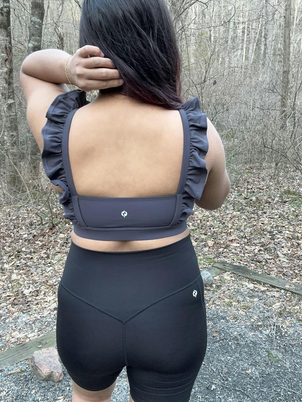 Romance Ruffle Bra - Black – POPFLEX®