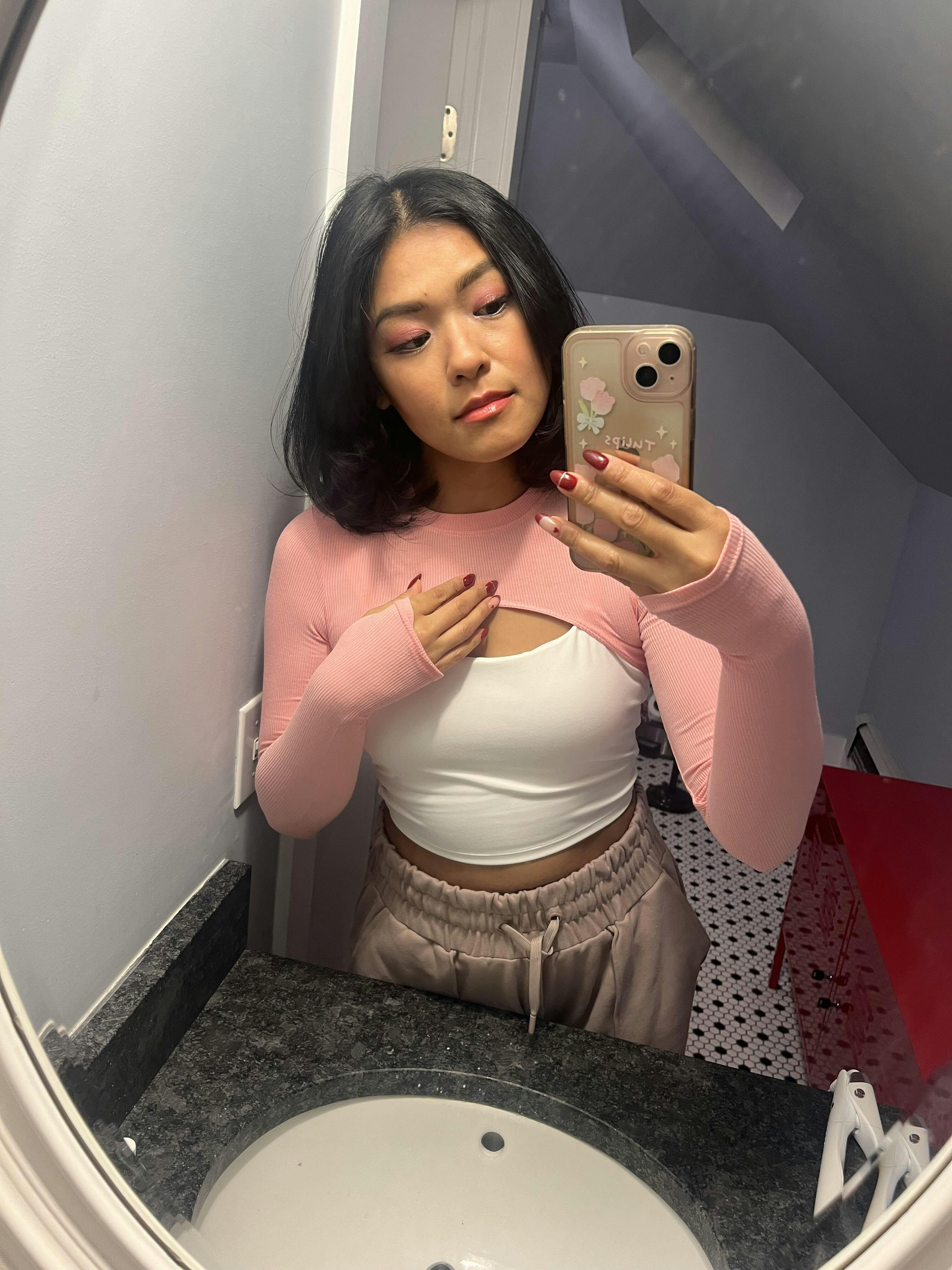 Relevé Ribbed Shrug - Bubblegum – POPFLEX®