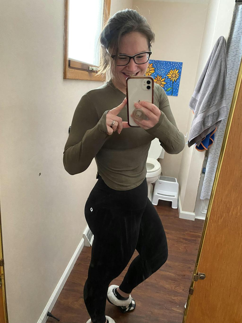 Refine Long Sleeve Top - Stormy Blue – POPFLEX®