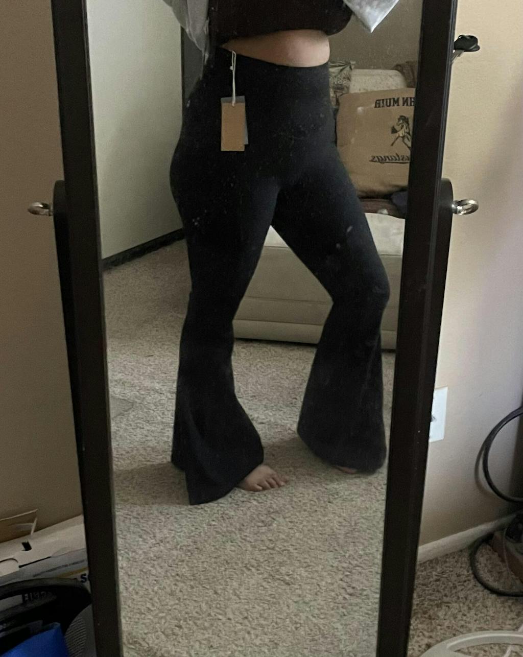 Supersculpt™ Bell Bottom with Pockets - Black – POPFLEX®