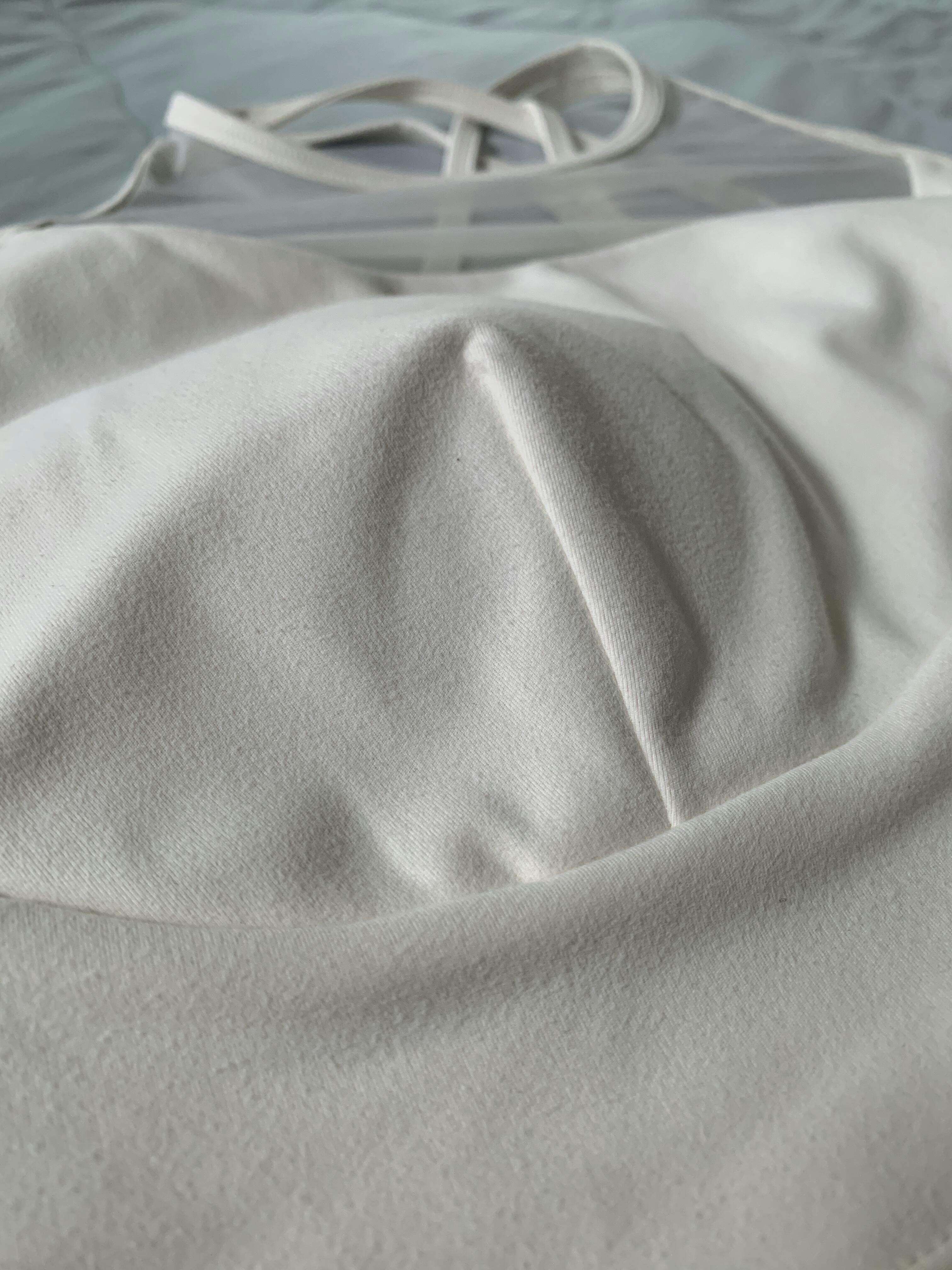 Celeste Mesh Crop Bralette - Ivory – POPFLEX®