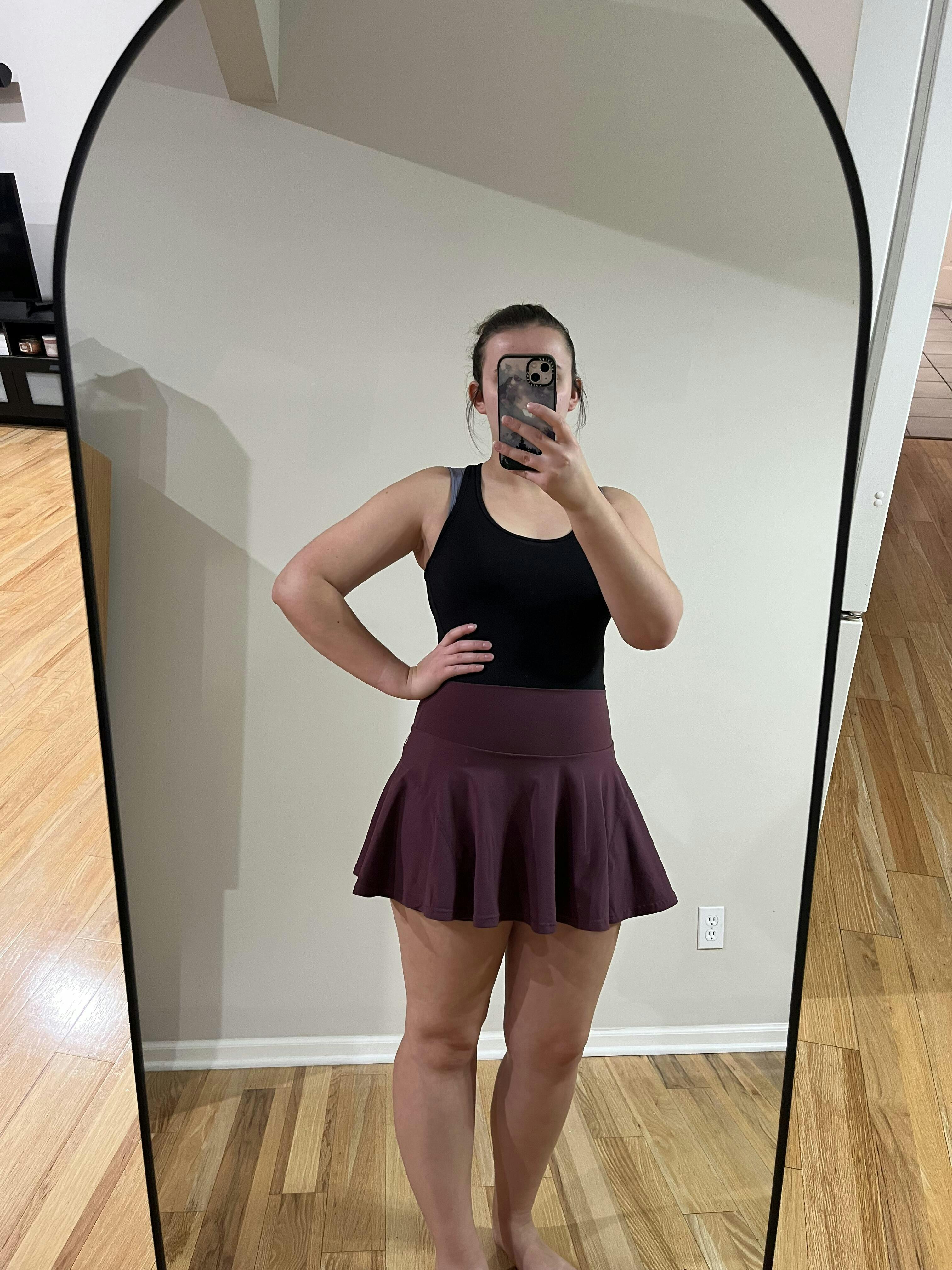 Twirl Skort - Crimson – POPFLEX®