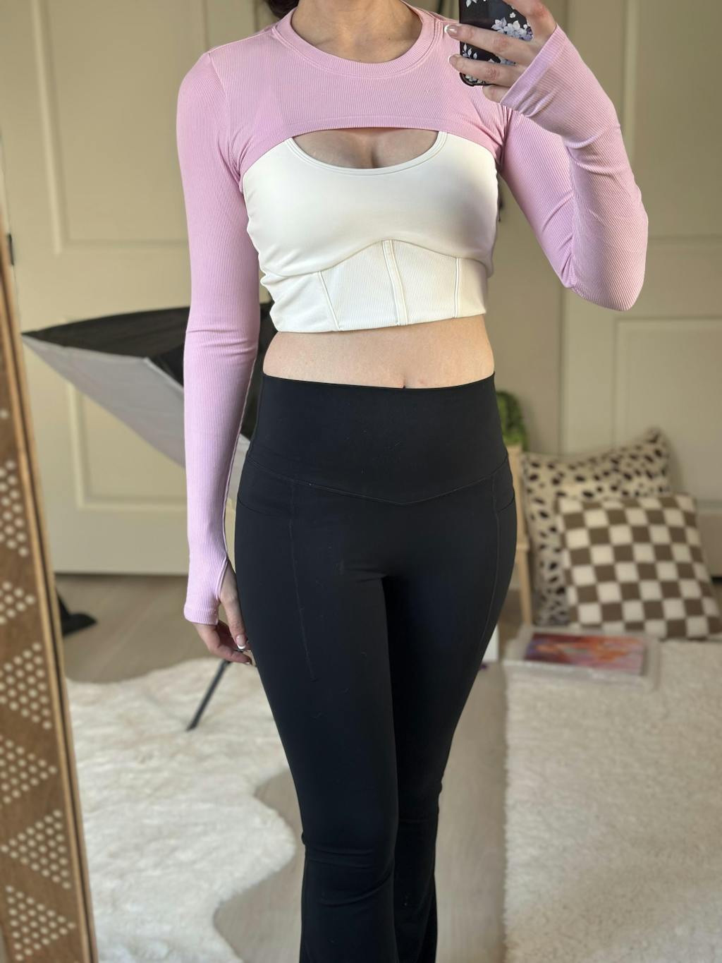 Relevé Ribbed Shrug - Bubblegum – POPFLEX®
