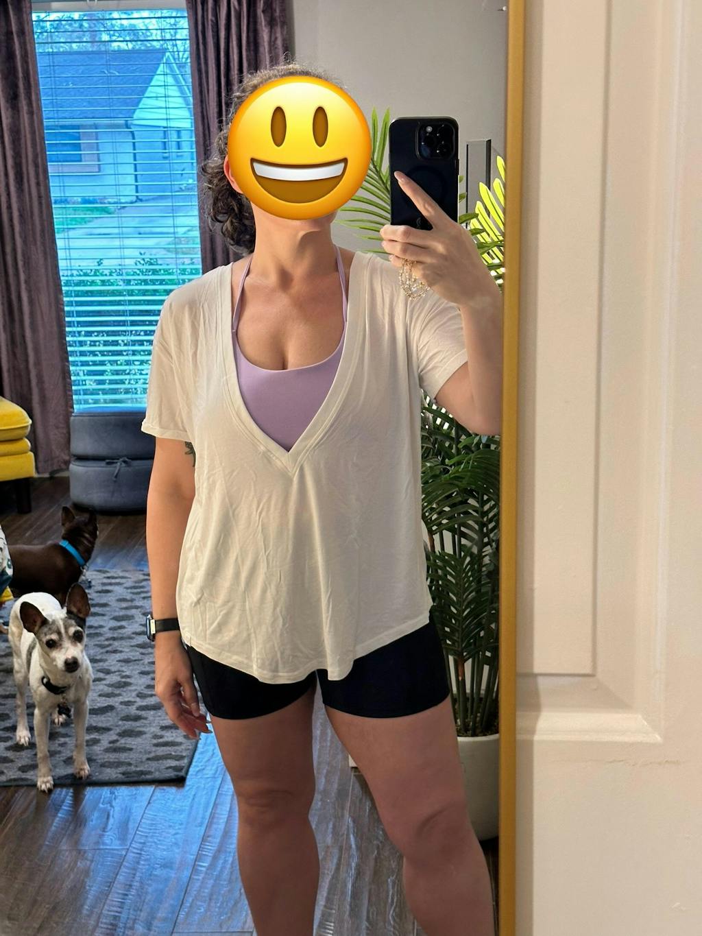 Reversible Deep V Tee - Black – POPFLEX®