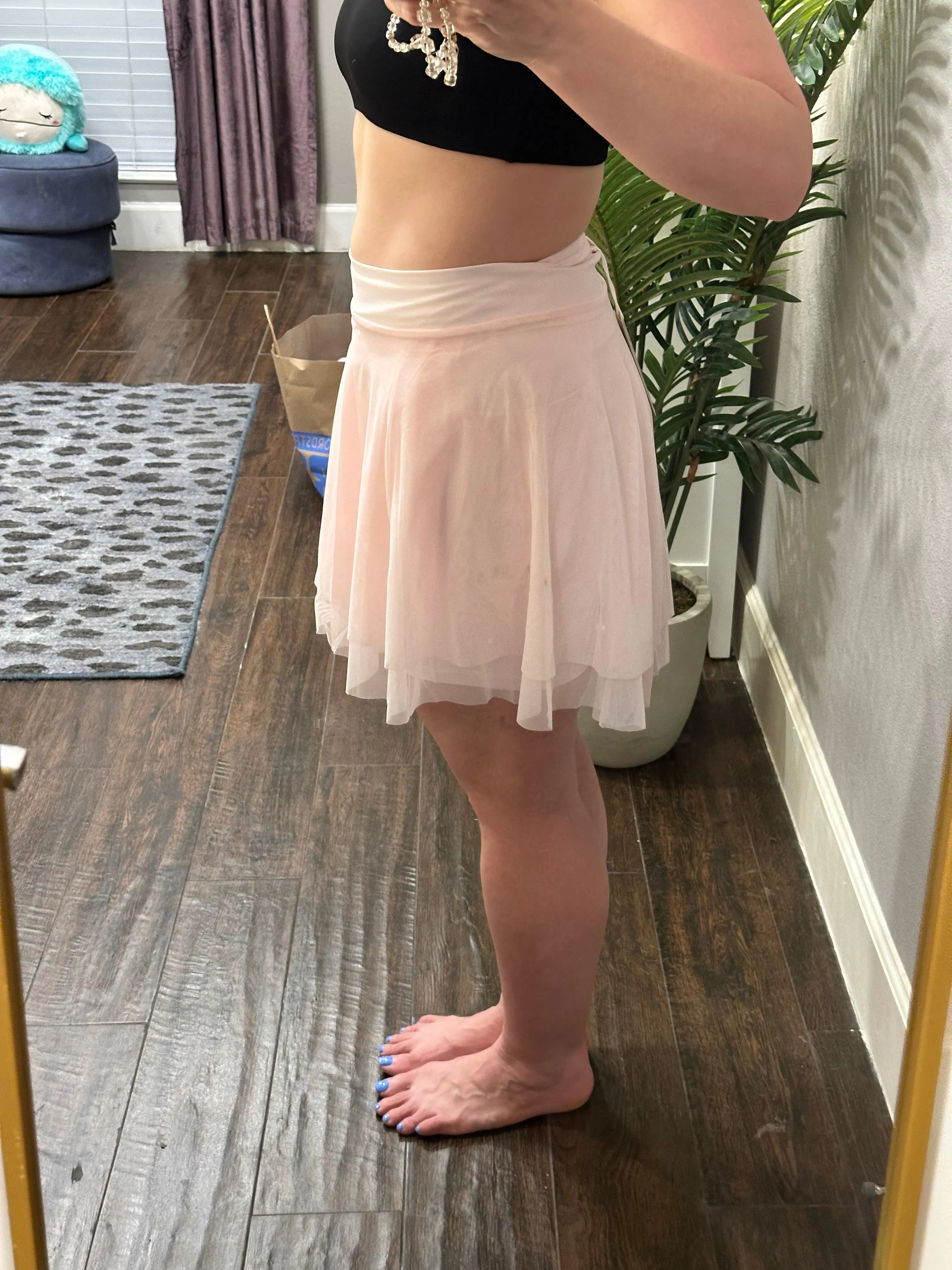 Juliet Wrap Skort - Blue Storm – POPFLEX®