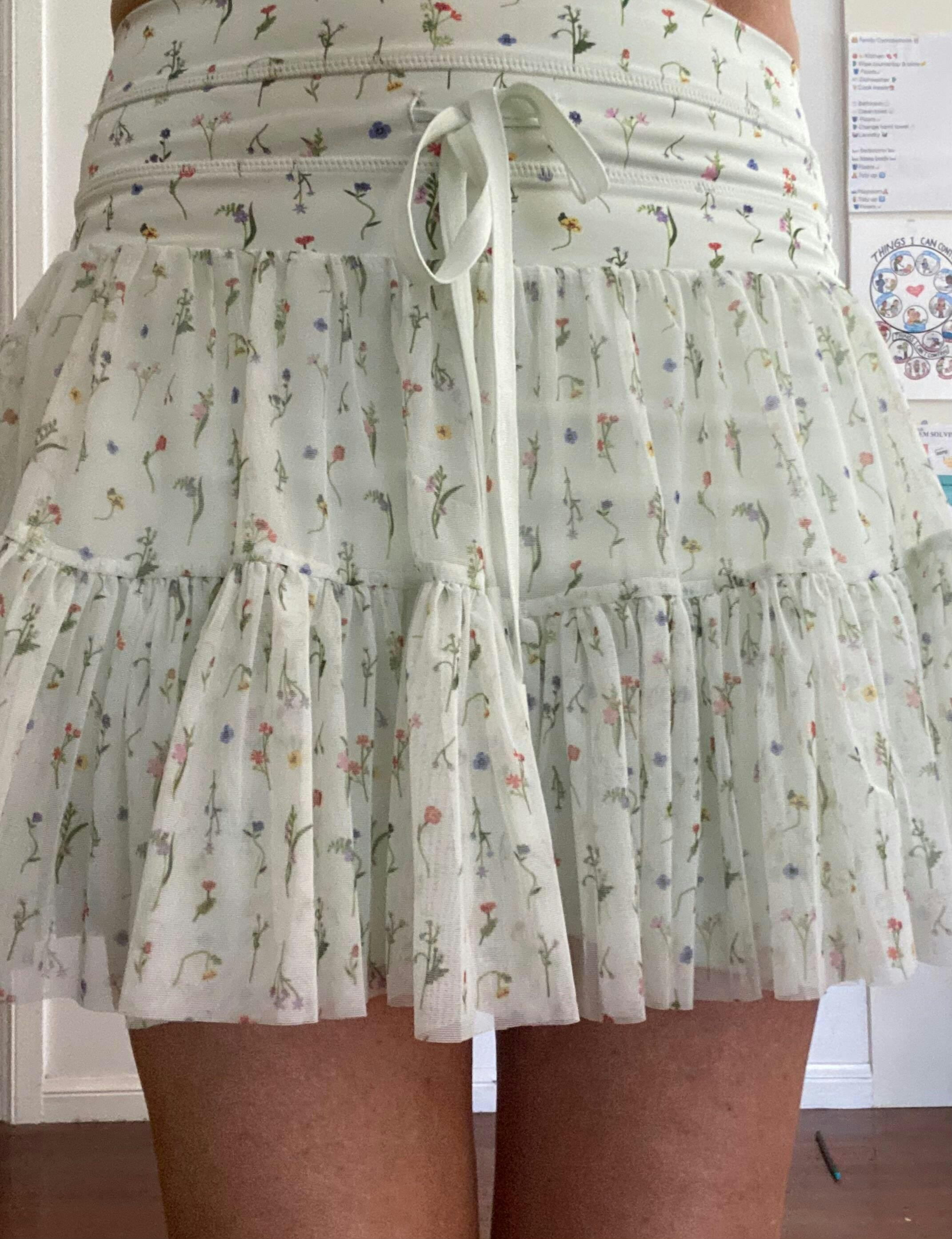 Pirouette Skort - Ivory – POPFLEX®