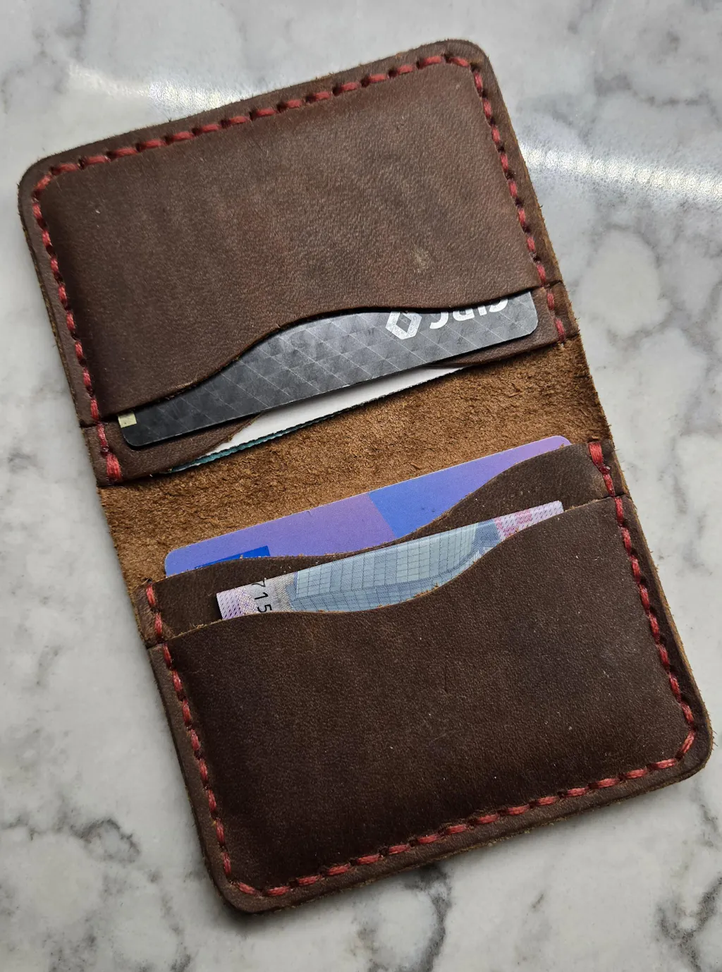 Leather 5 Card Wallet: Modern Aesthetics, Old-School Style - English ...