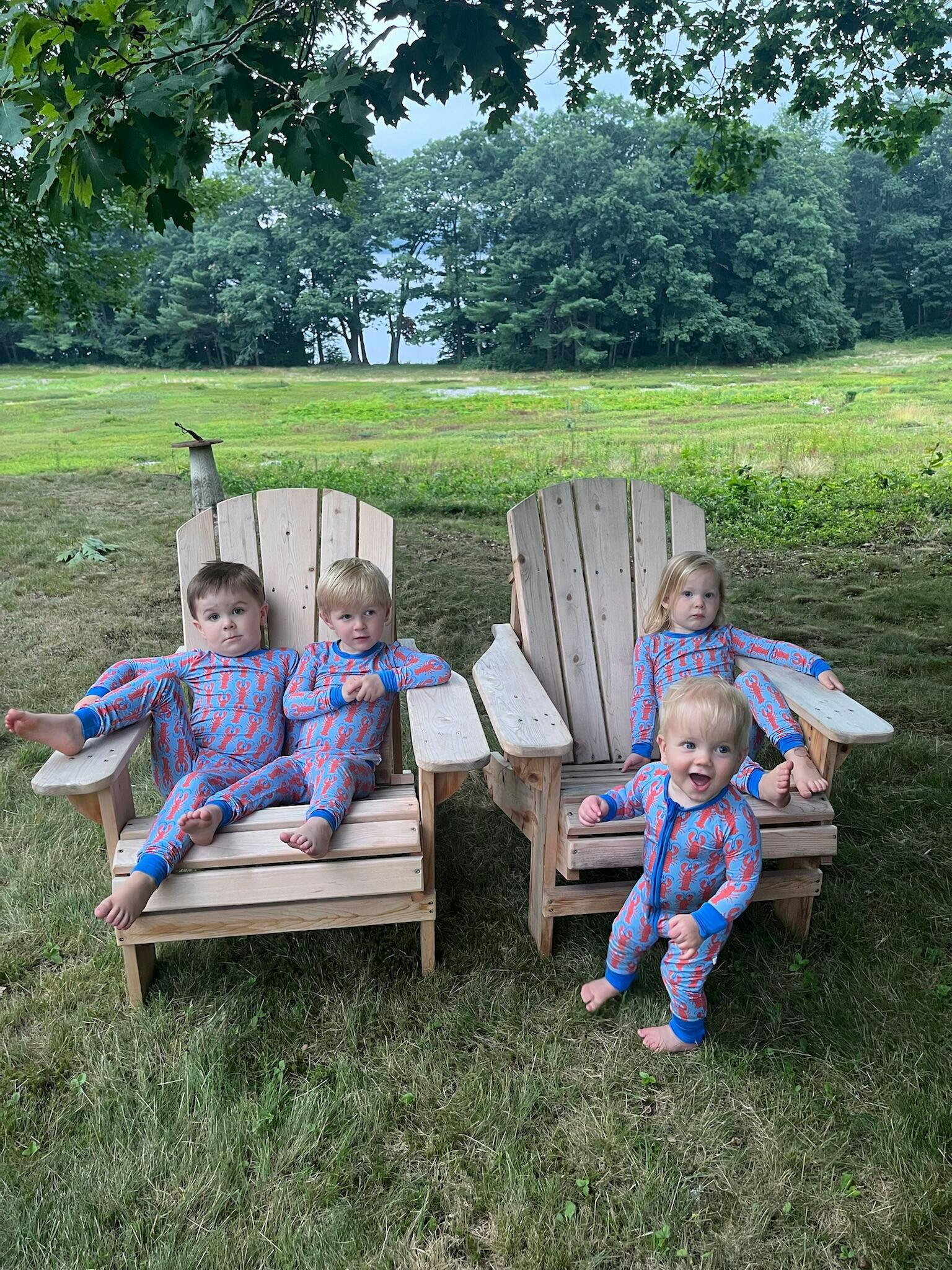 Purple Clam and Pearl Bamboo Pajamas I Poppy Kids Co