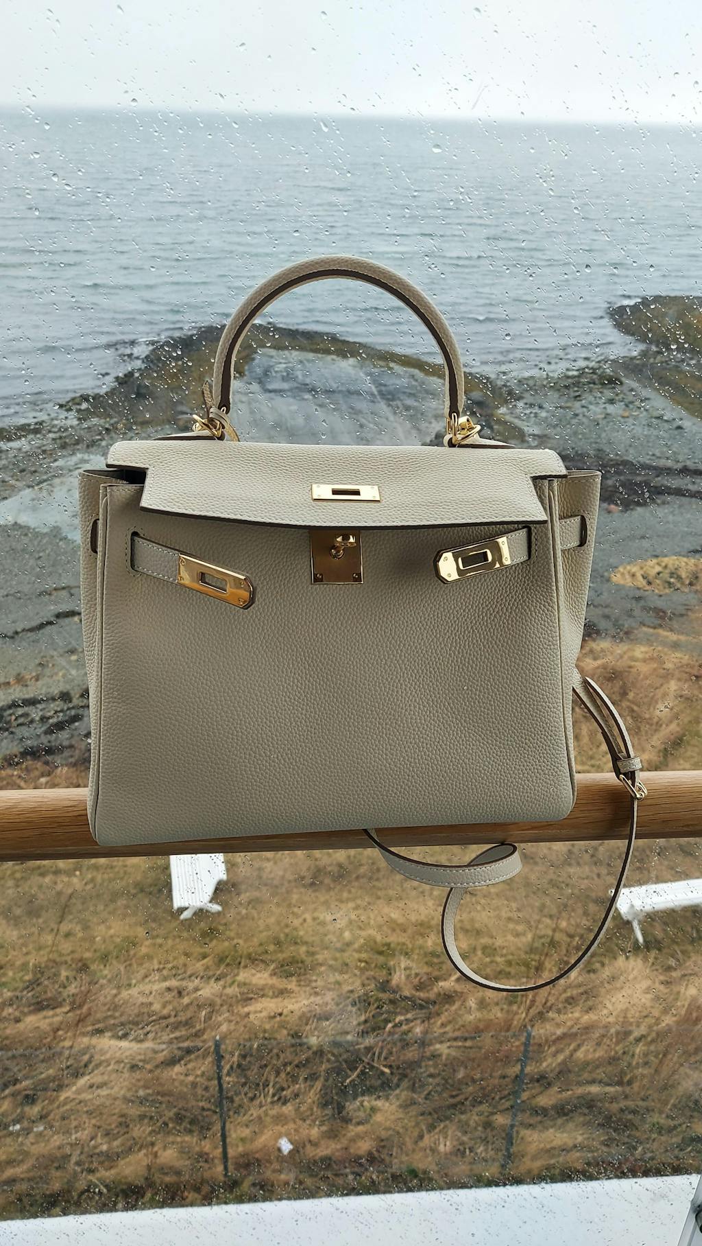 Top Grain Real Leather Inspired Kelly Bag | Designer Luxury Bags ...