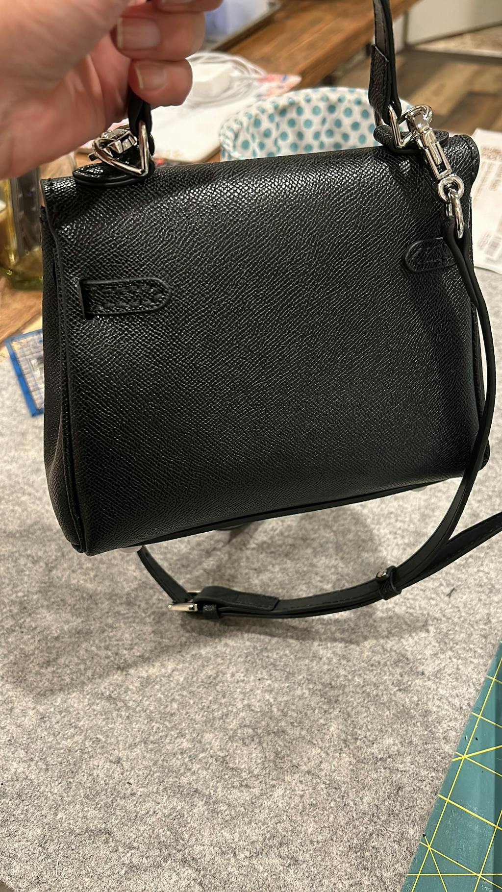 Mini Kelly Bag DIY Leather Kit -Make a Inspired Bag at Home – POPSEWING®