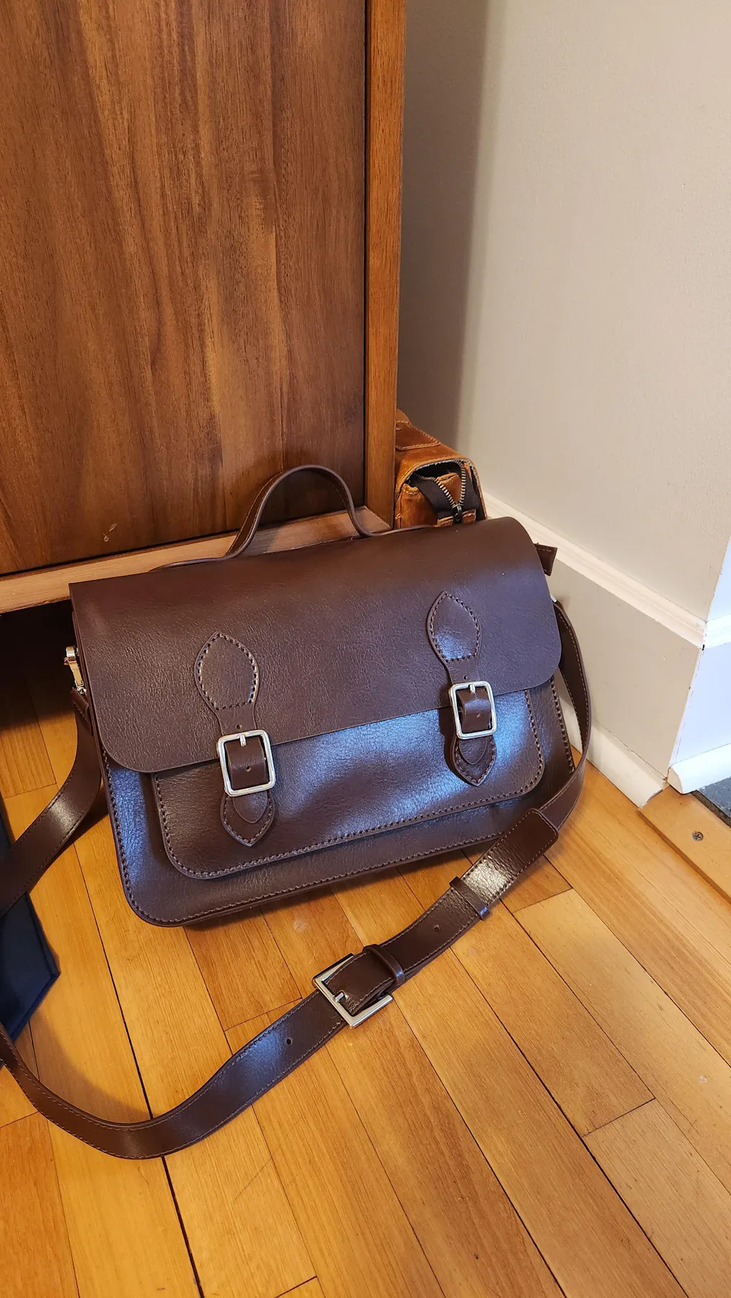 Men Messenger Satchel Bag DIY Kit | Do It Yourself Bags Leather Kits ...