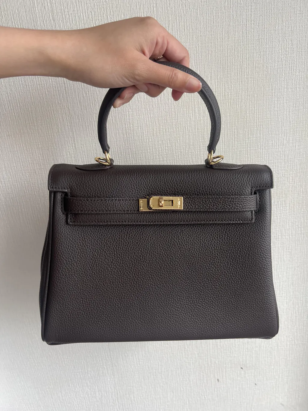 Top Grain Real Leather Inspired Kelli Bag | Designer Luxury Bags ...