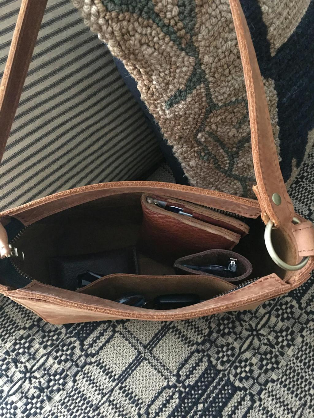 Triangle Shoulder Bag | Portland Leather Goods