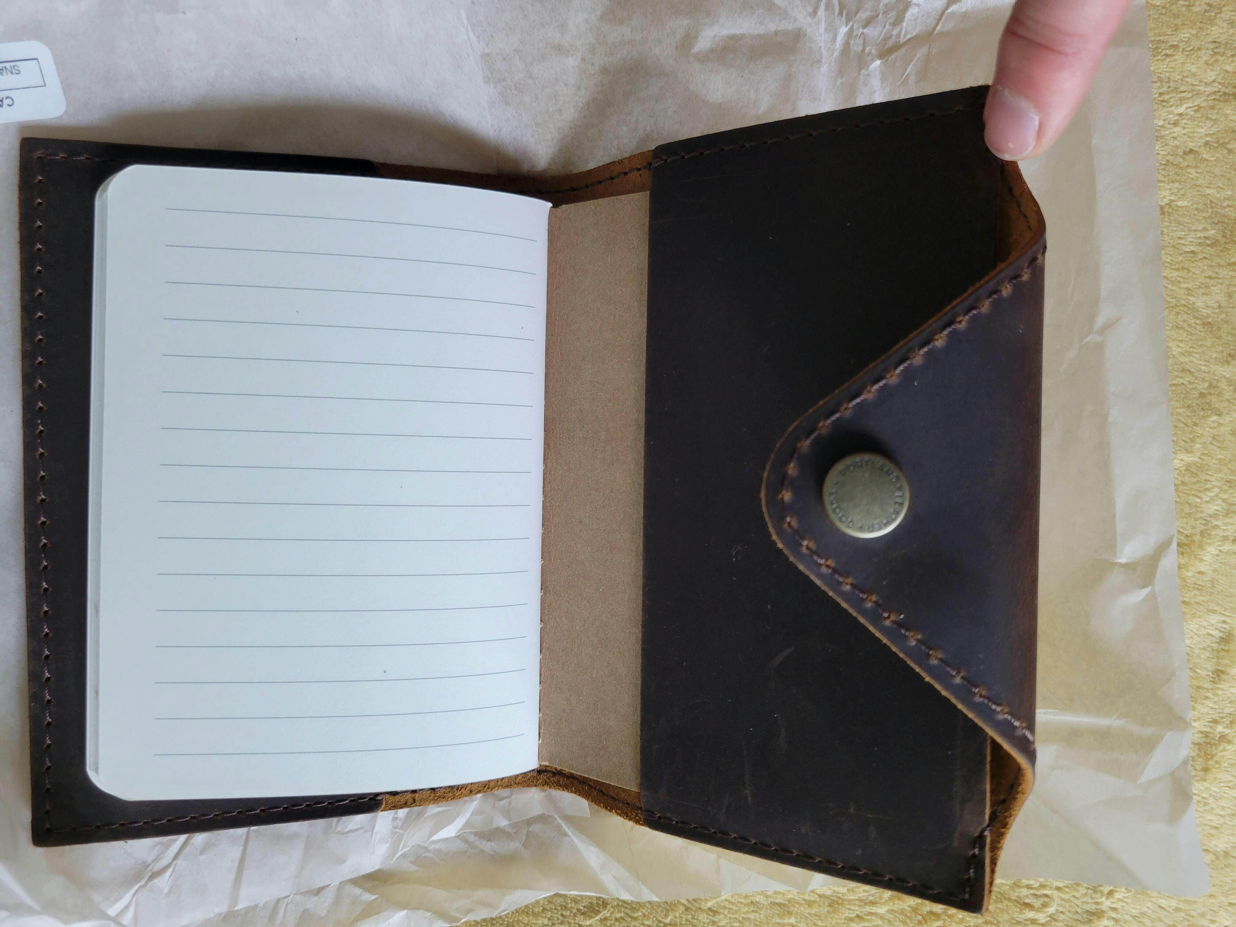 Leather Snap Journal | Portland Leather Goods