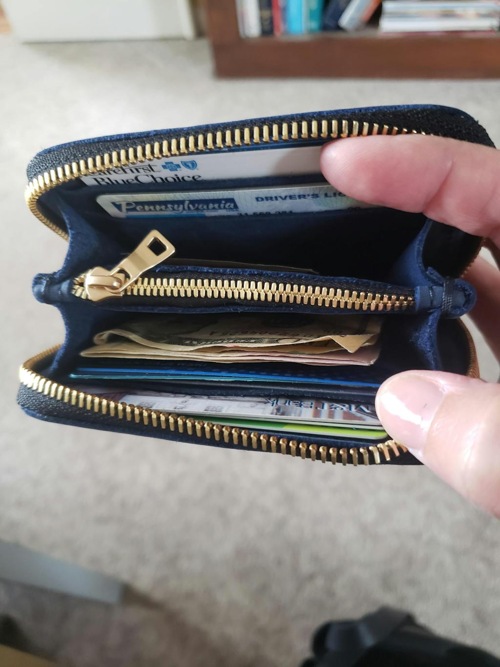 'Almost Perfect' Small Zip Wallet | Portland Leather Goods