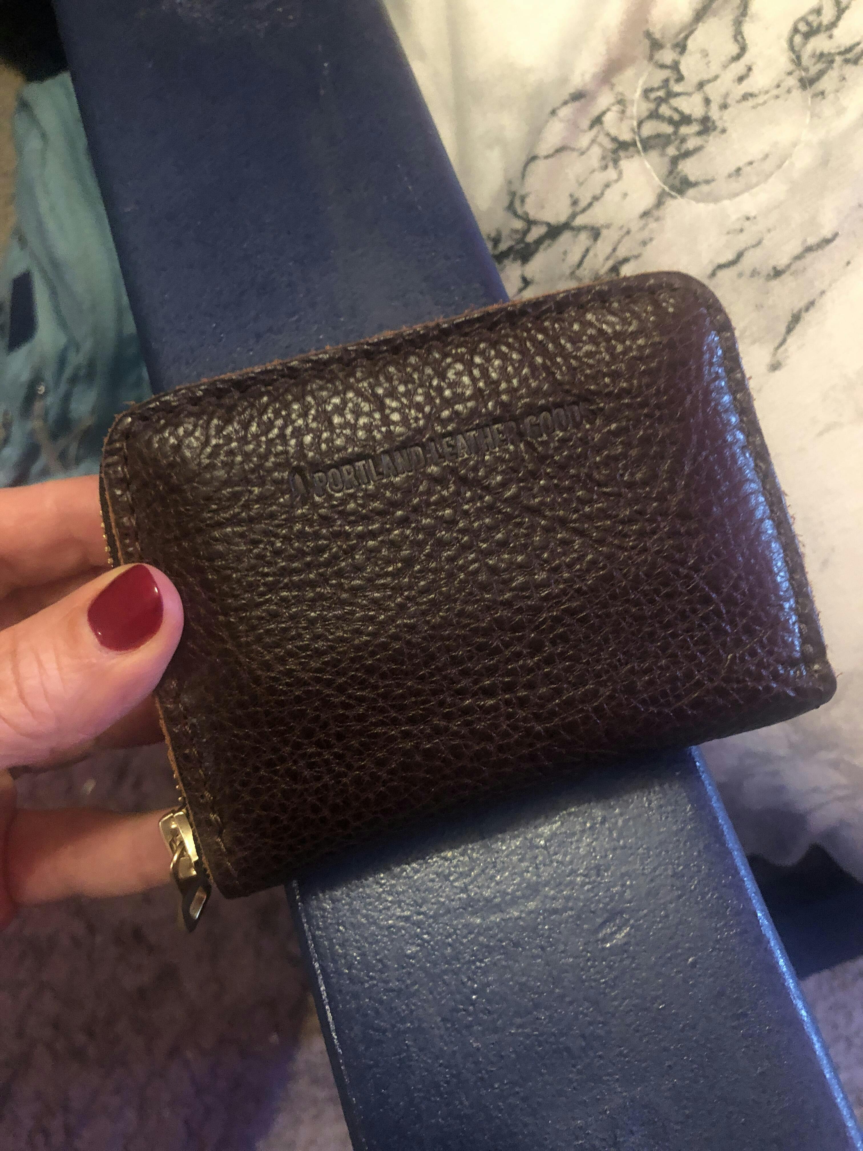 'Almost Perfect' Small Zip Wallet | Portland Leather Goods