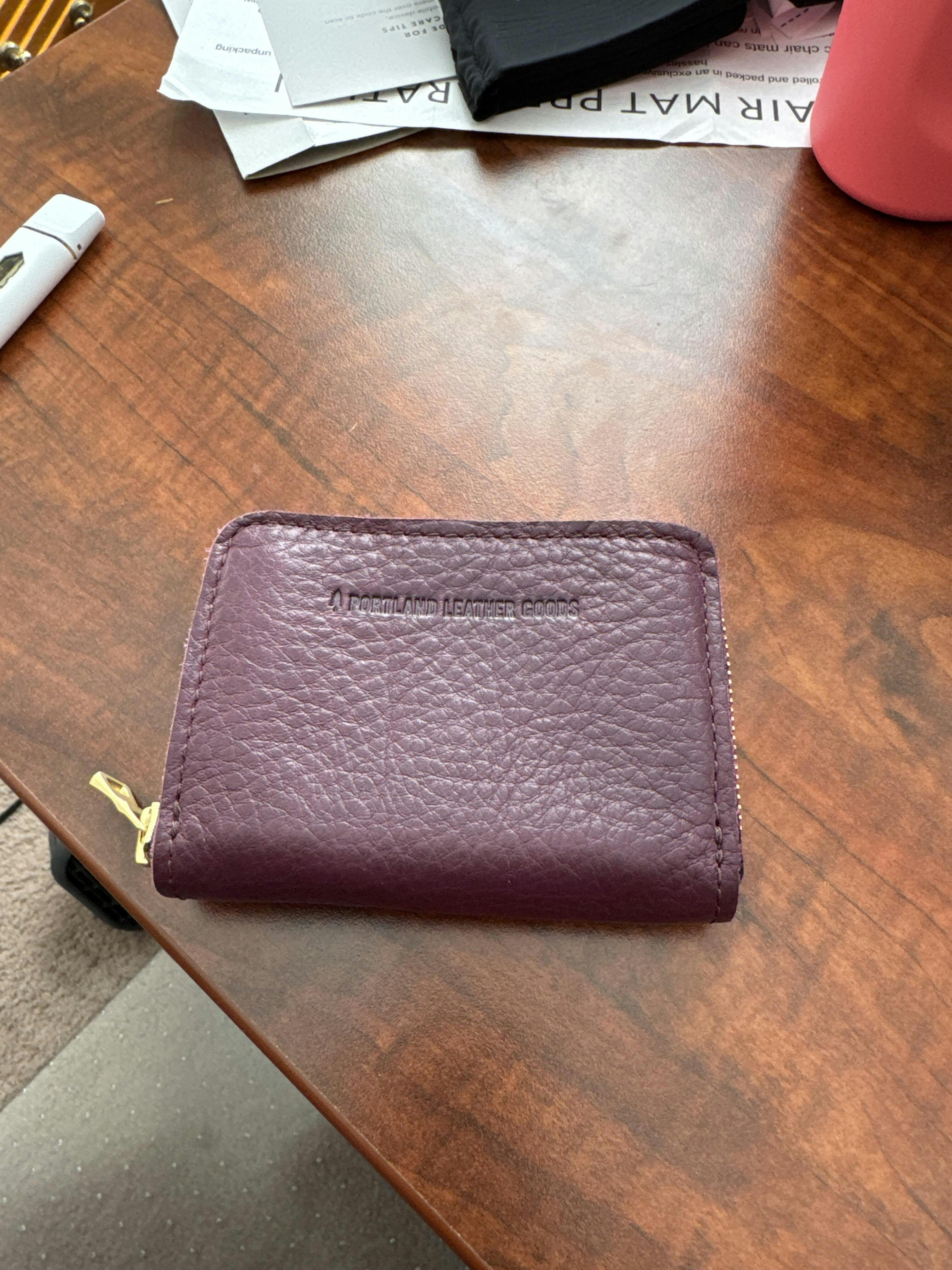 'Almost Perfect' Small Zip Wallet | Portland Leather Goods