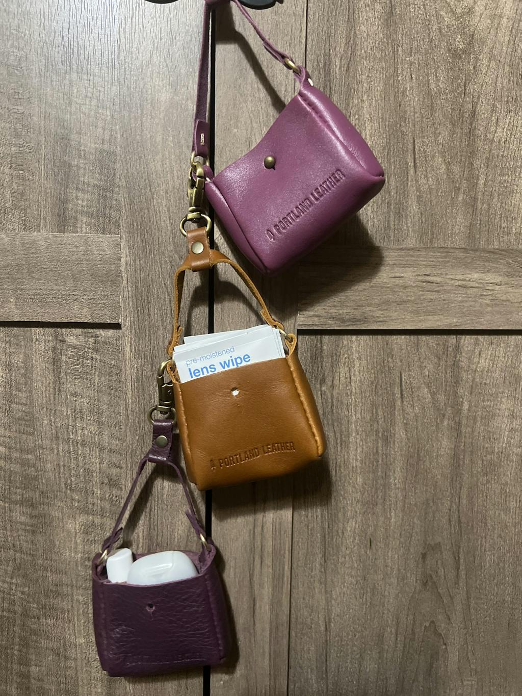 Teeny Tiny Triangle Keychain | Portland Leather Goods