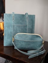 'Almost Perfect' Large Lola Zipper Crossbody Tote | Portland Leather Goods