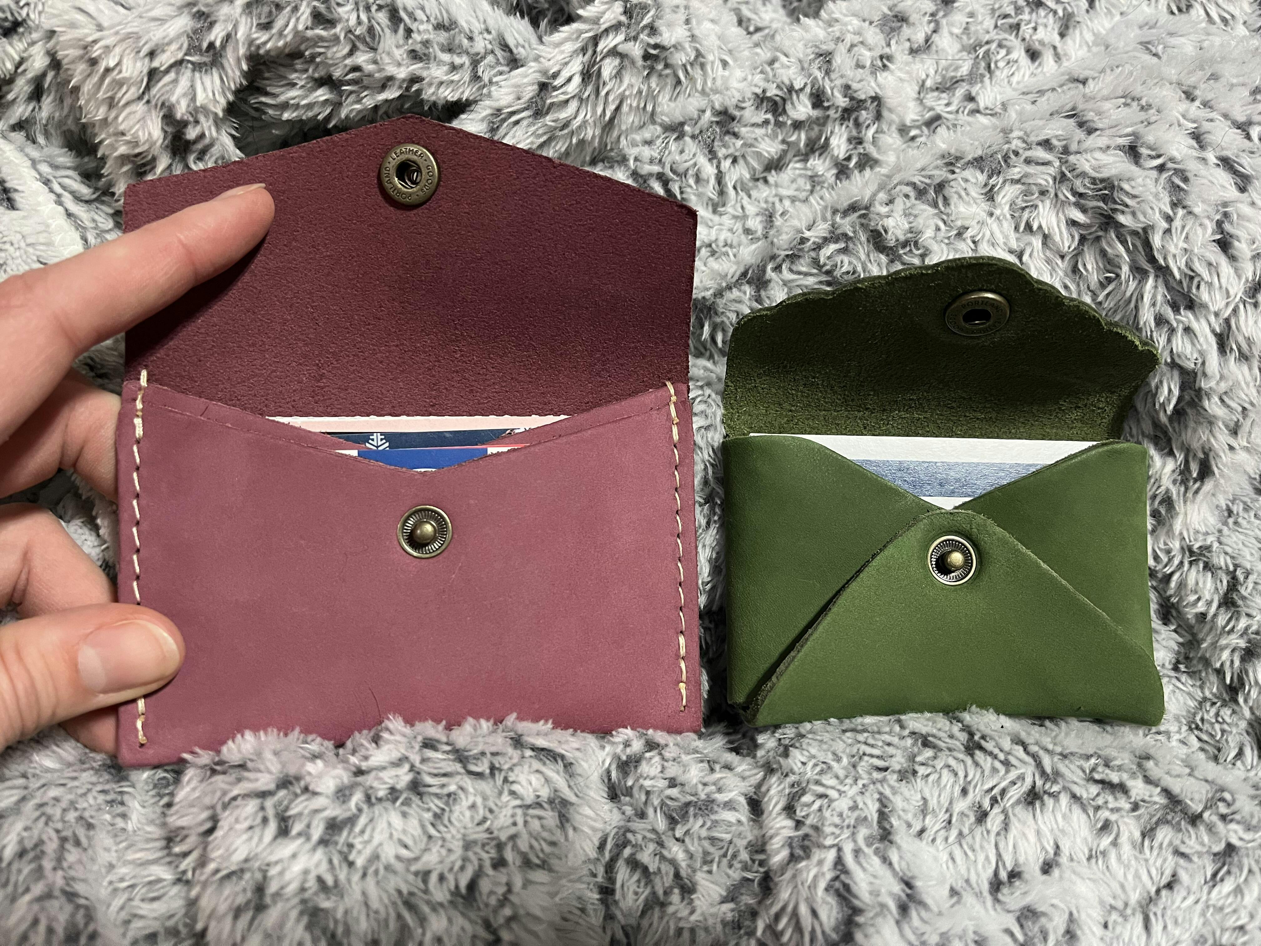 'Almost Perfect' Mini Envelope Wallet | Portland Leather Goods