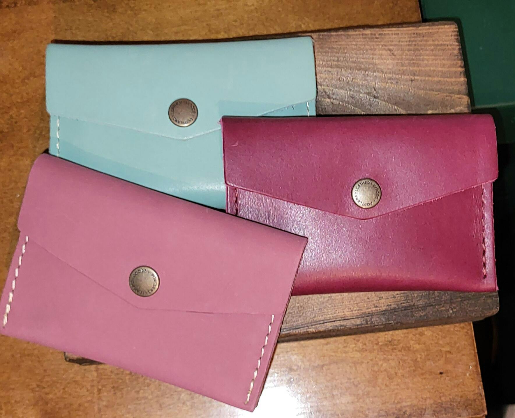 'Almost Perfect' Mini Envelope Wallet | Portland Leather Goods