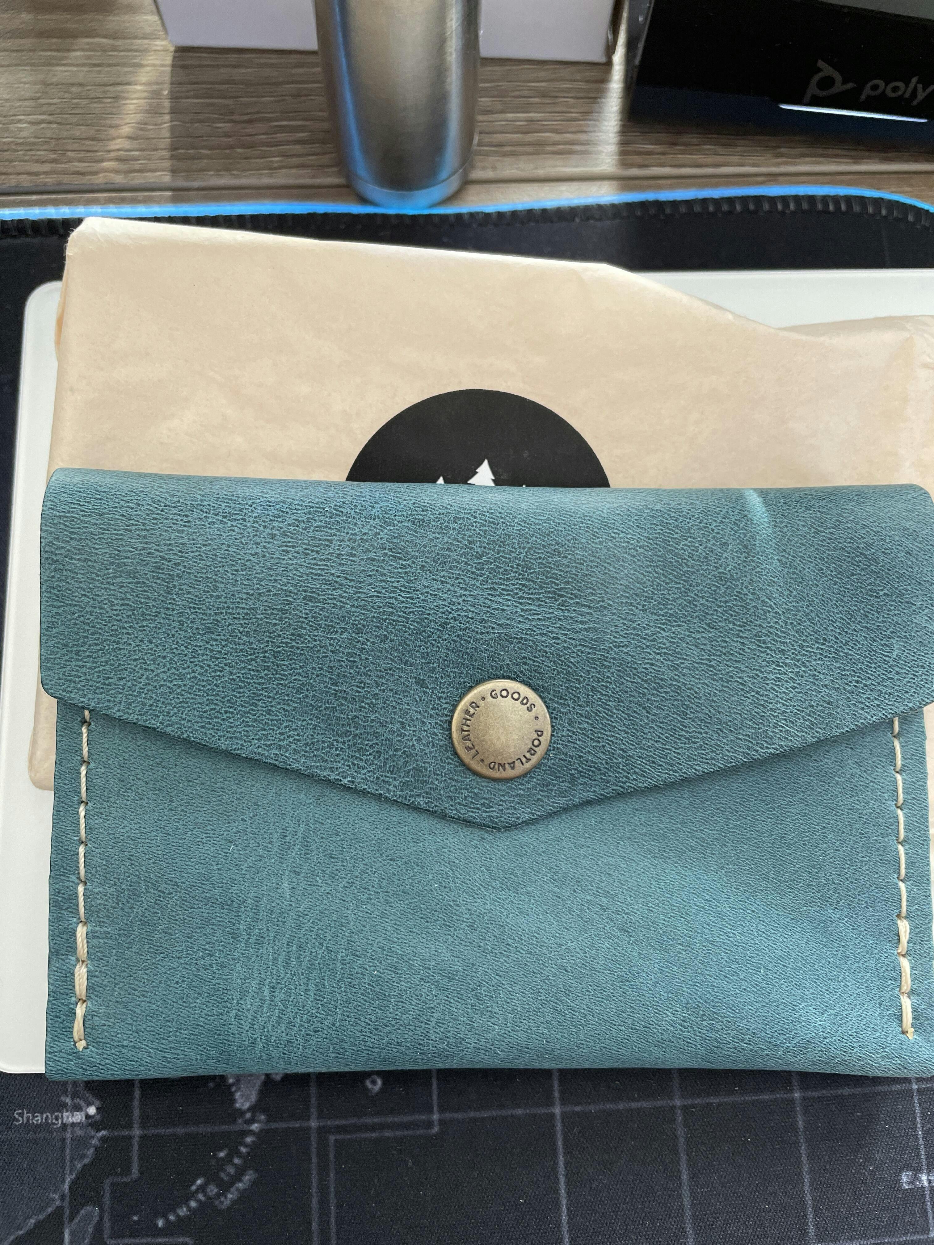 'Almost Perfect' Mini Envelope Wallet | Portland Leather Goods