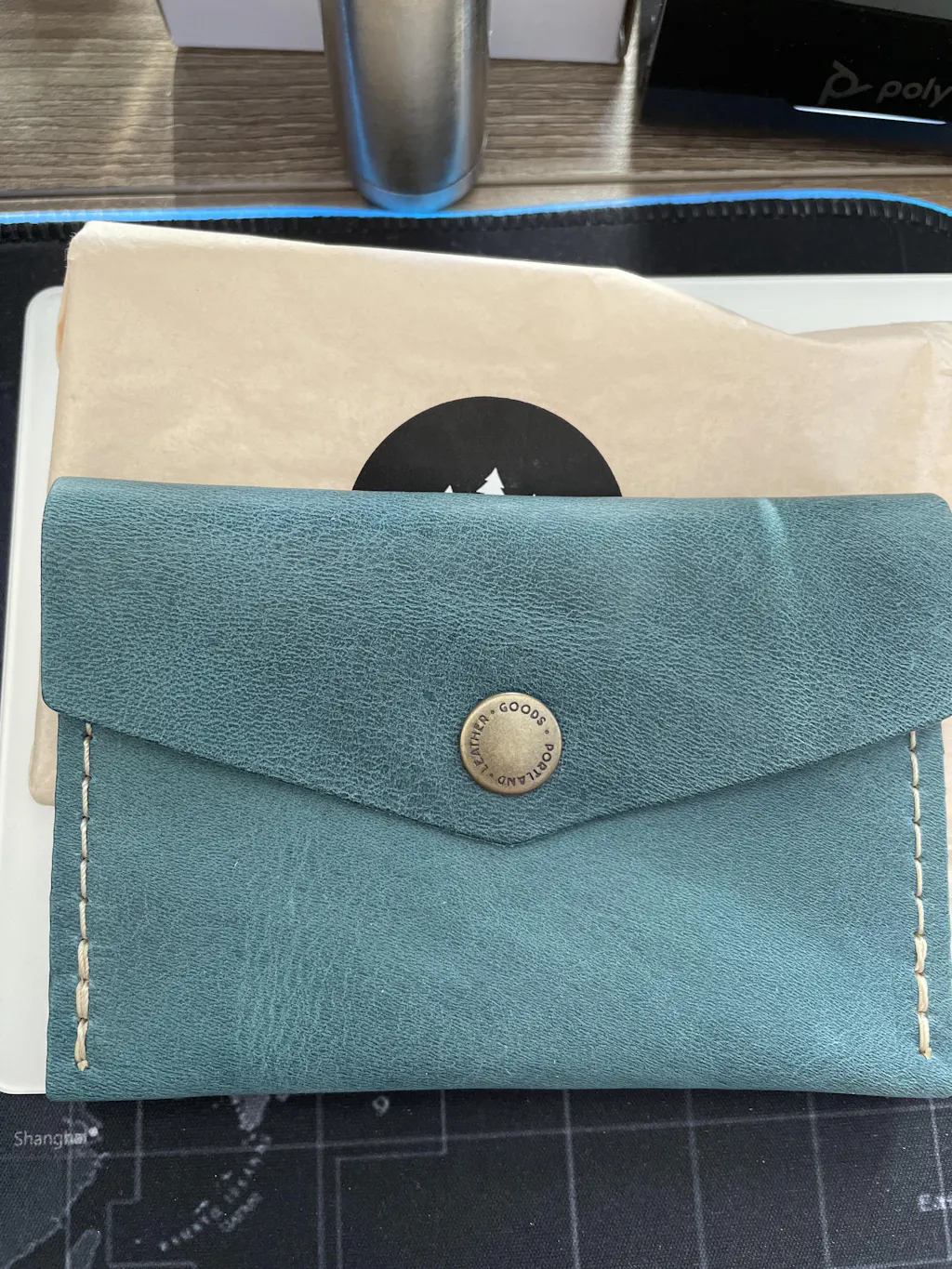 'Almost Perfect' Mini Envelope Wallet | Portland Leather Goods