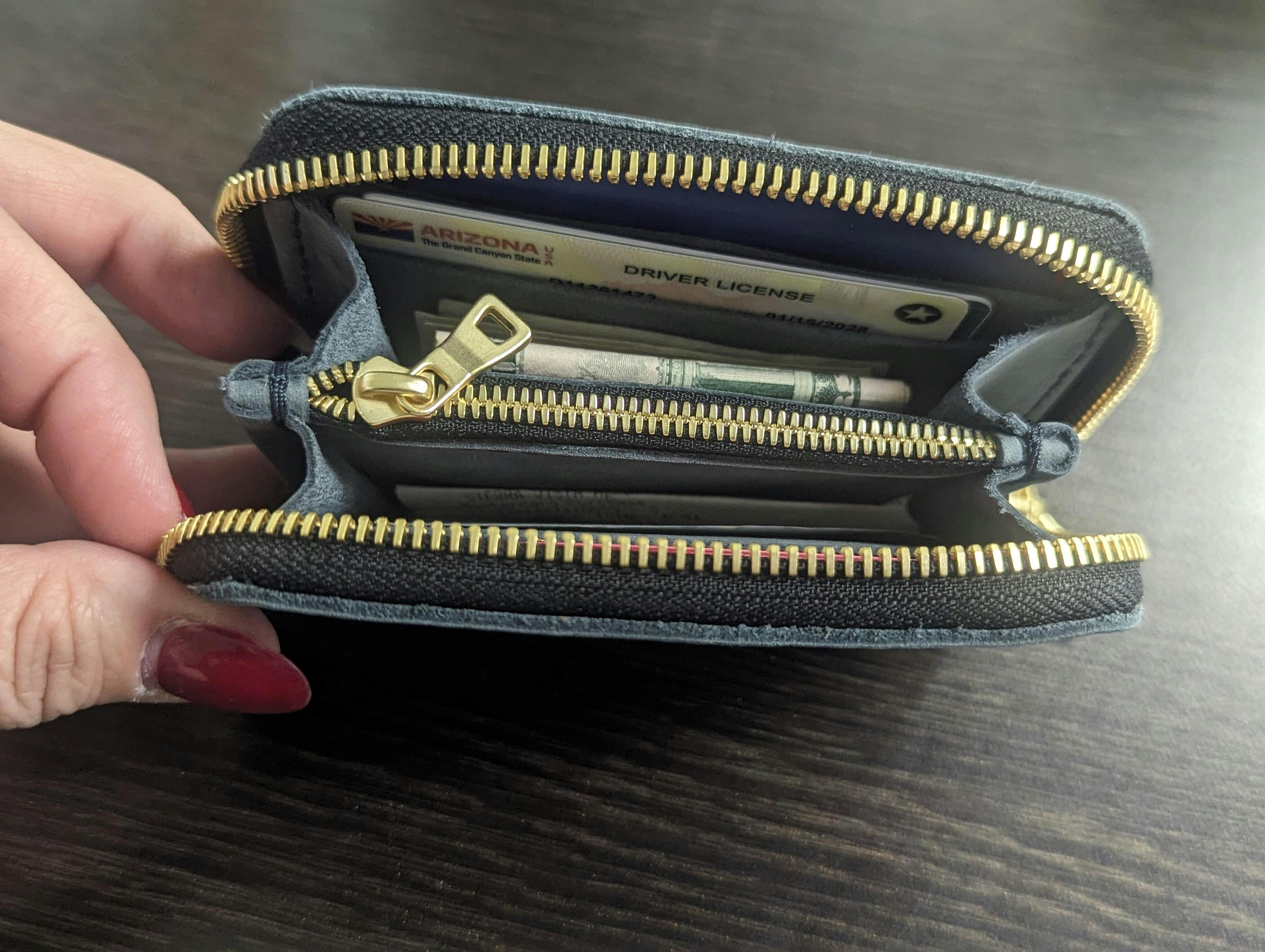 'Almost Perfect' Small Zip Wallet | Portland Leather Goods