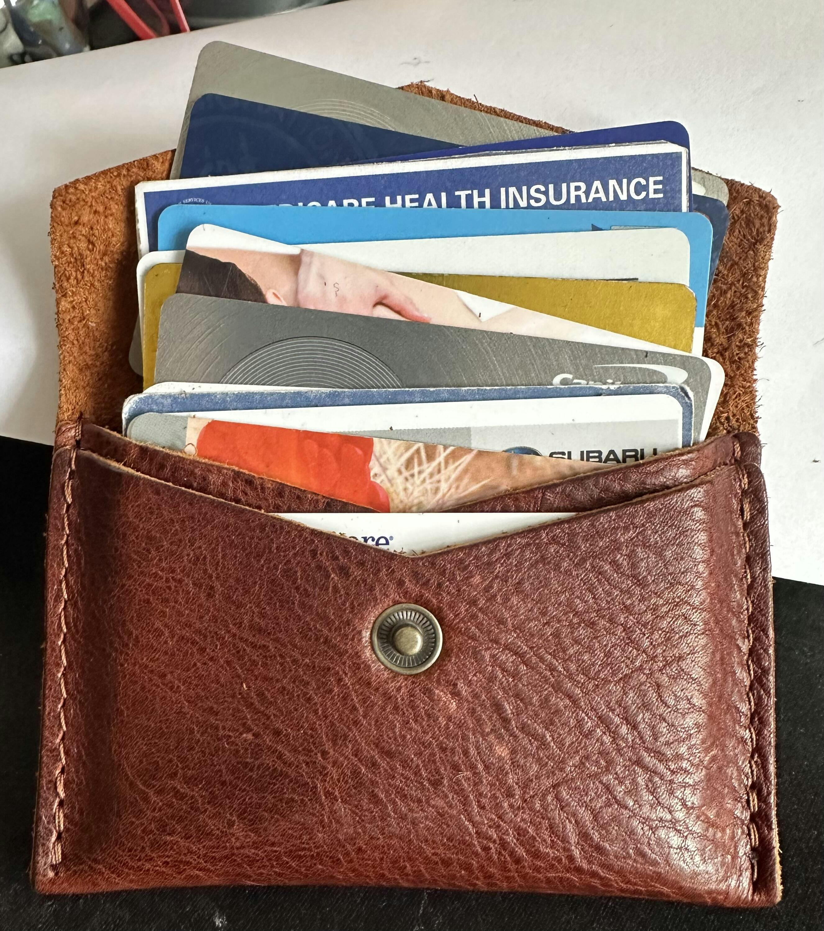 'Almost Perfect' Mini Envelope Wallet | Portland Leather Goods