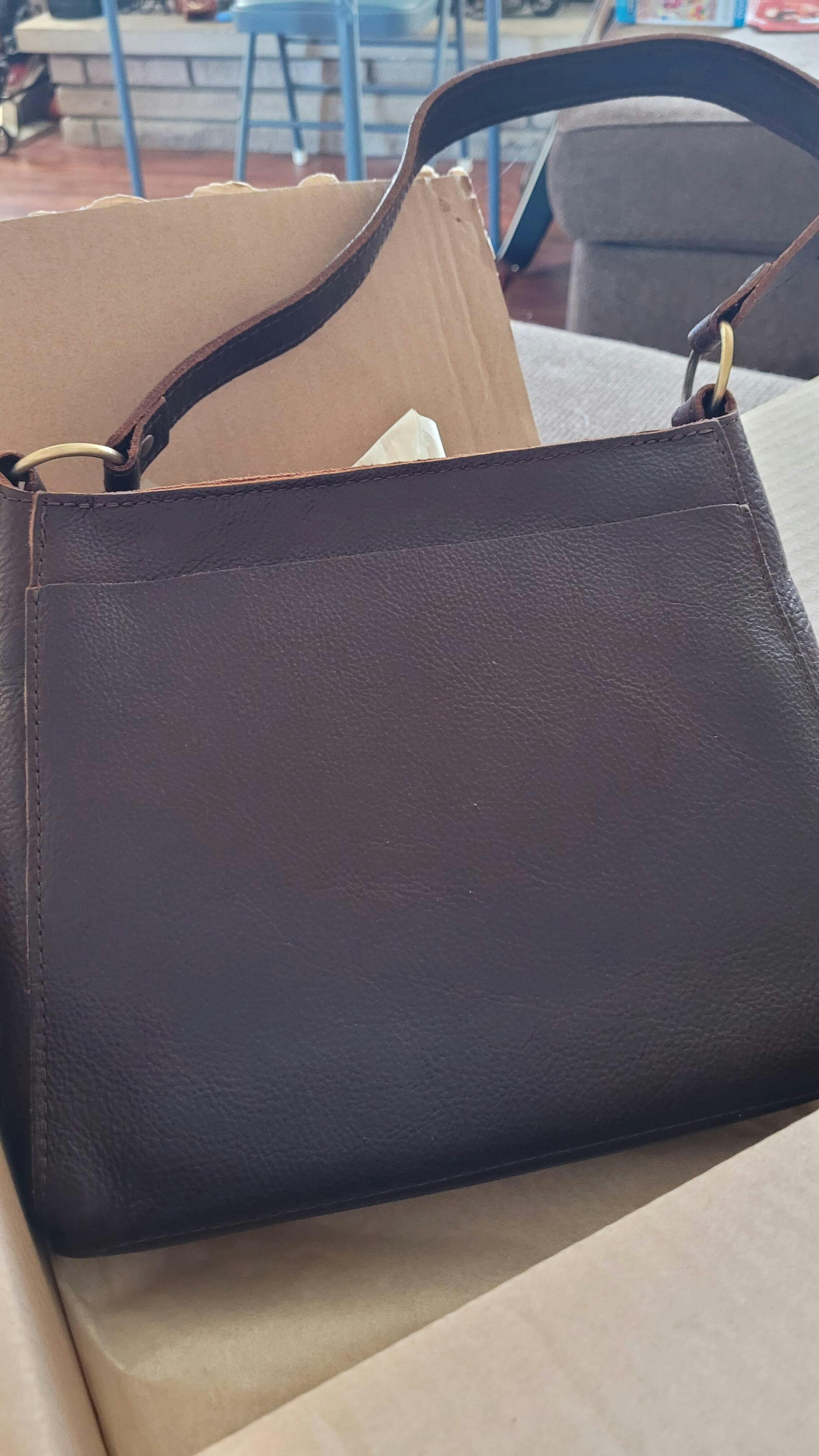 Almost Perfect' Triangle Shoulder Bag | Portland Leather Goods