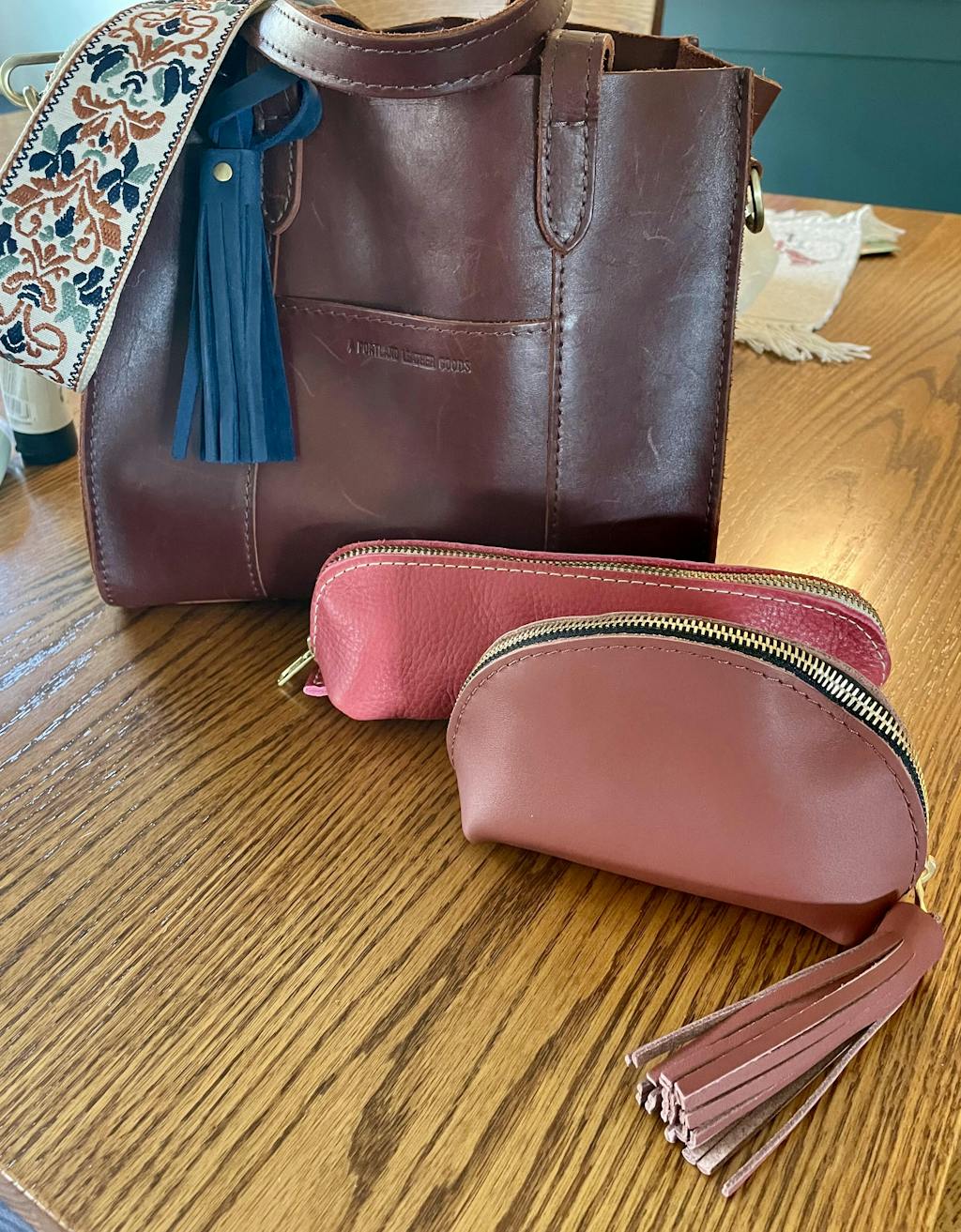 Taco Tassel Pouch – Portland Leather