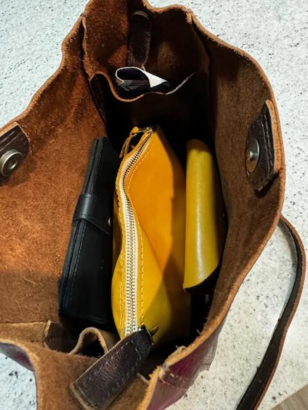 'Almost Perfect' Eclipse Makeup Bag | Portland Leather Goods