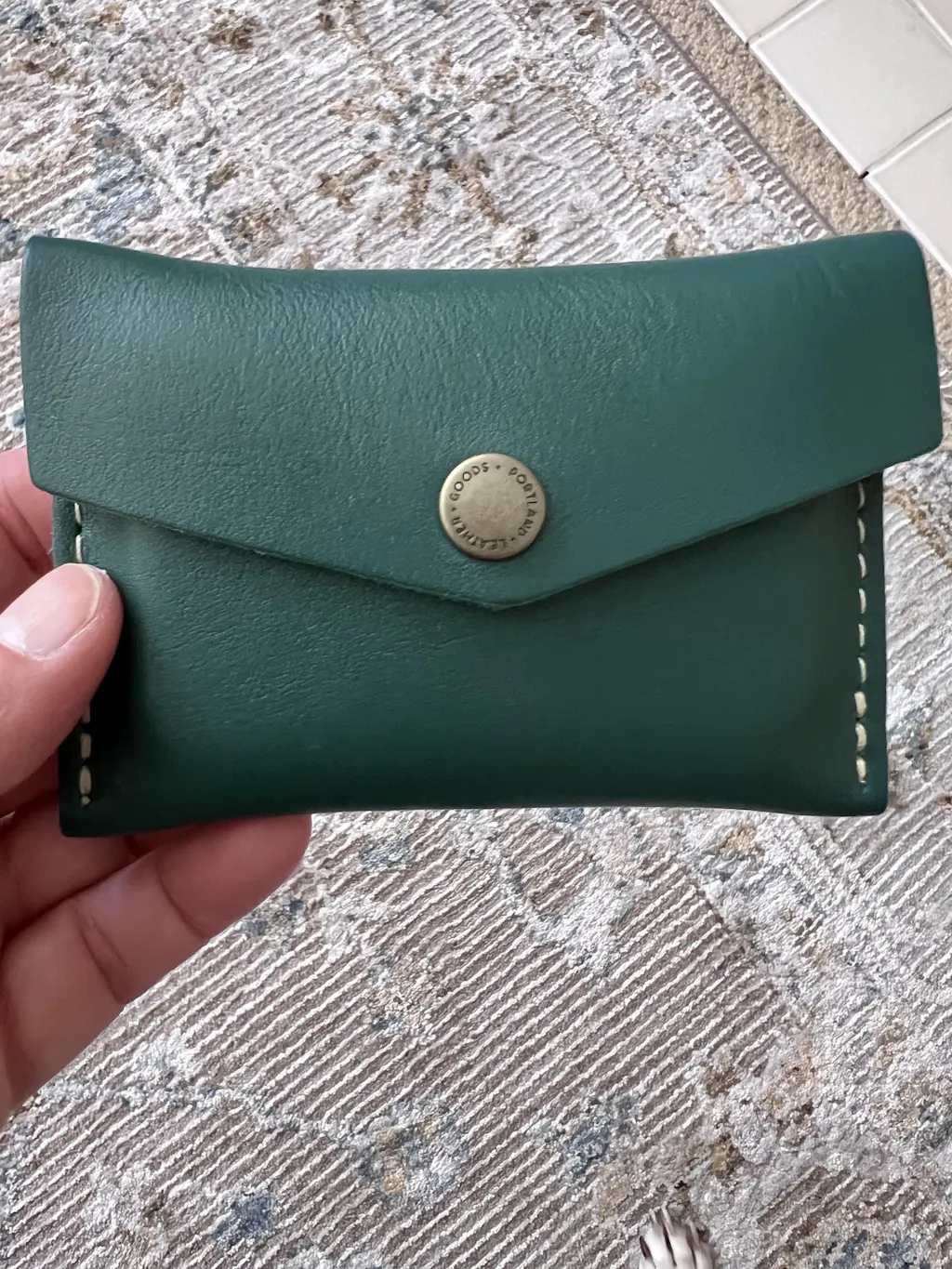 'Almost Perfect' Mini Envelope Wallet | Portland Leather Goods