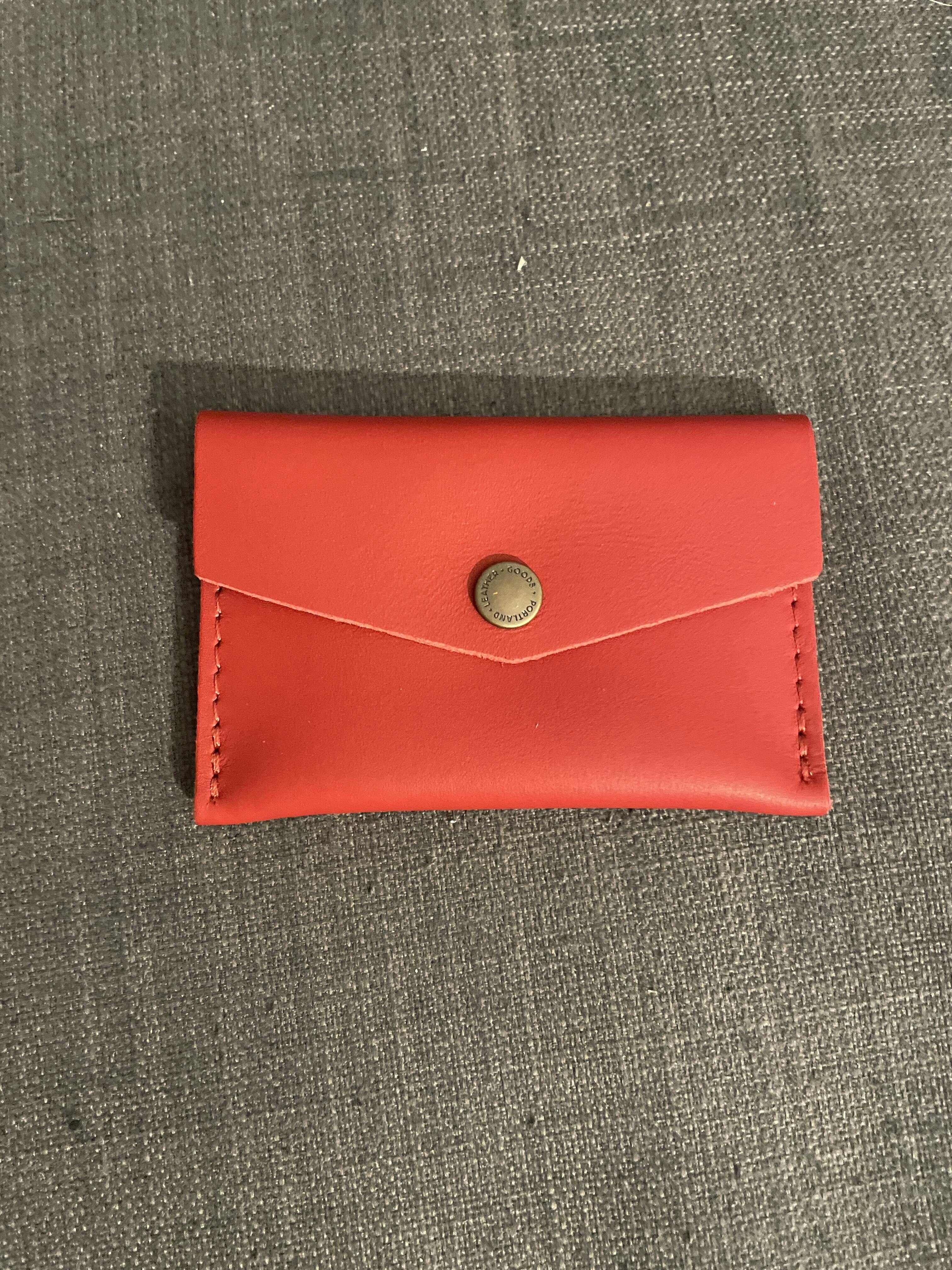 'Almost Perfect' Mini Envelope Wallet | Portland Leather Goods