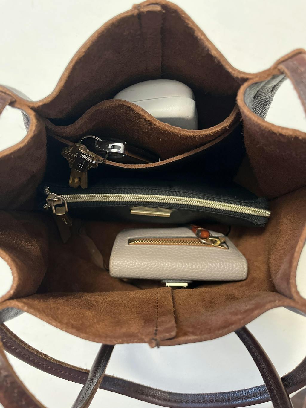 'Almost Perfect' Devan Bucket Tote – Portland Leather