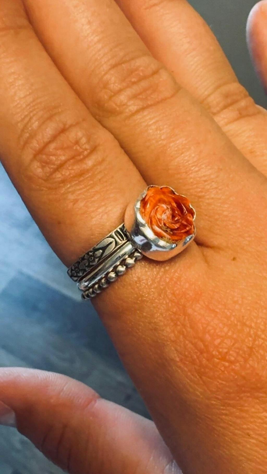 Fleur Stacking Ring – Prairie Sky Jewelry Co