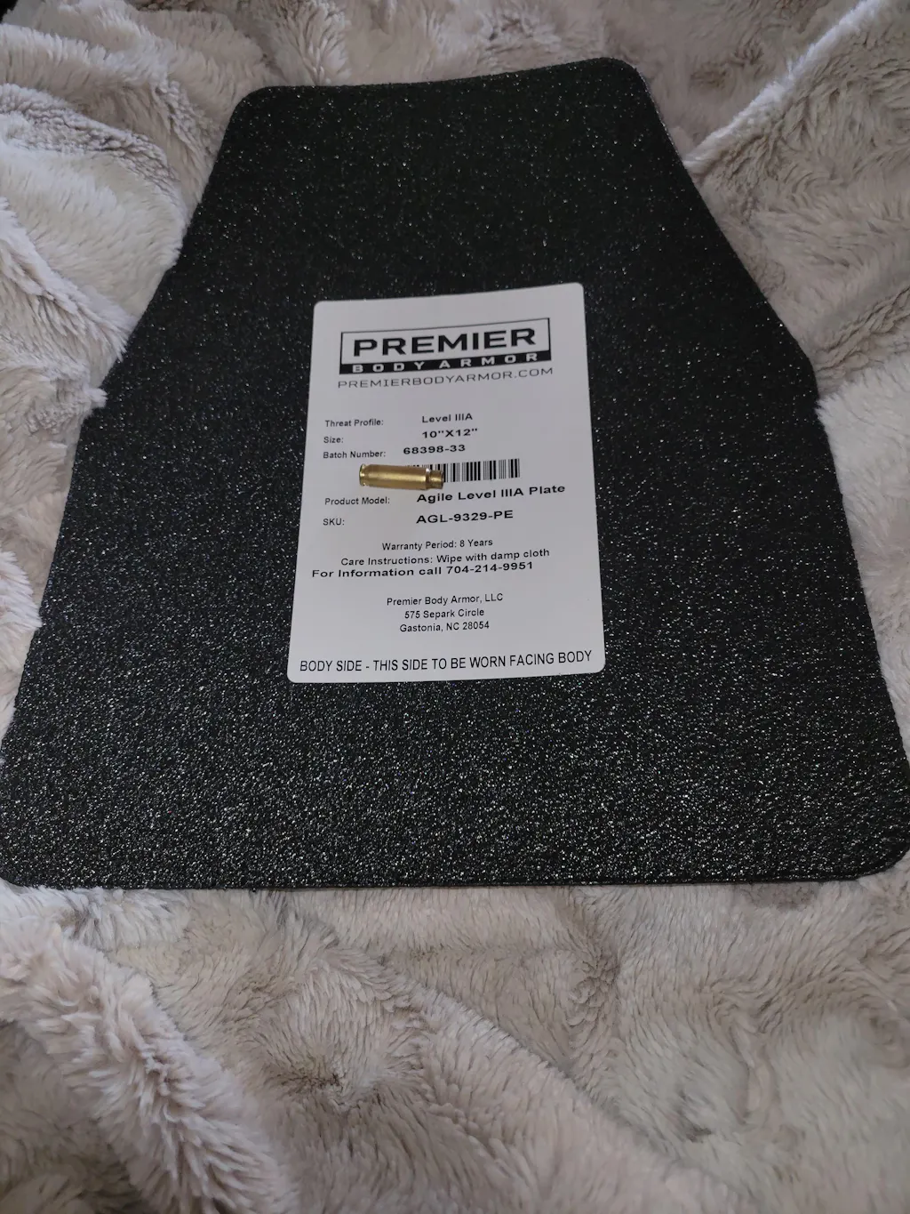 Agile Level IIIA Plate - Lightweight Protection for Plate Carriers ...
