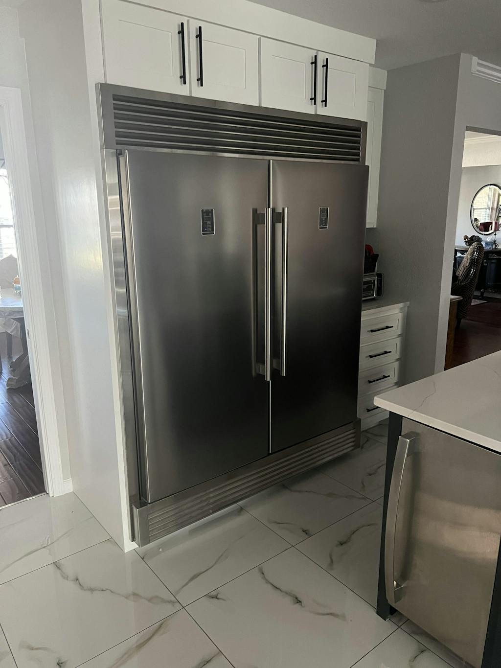 FORNO Rizzuto 60" 27.6 cu. ft. Refrigerator & Freezer in Stainless Ste