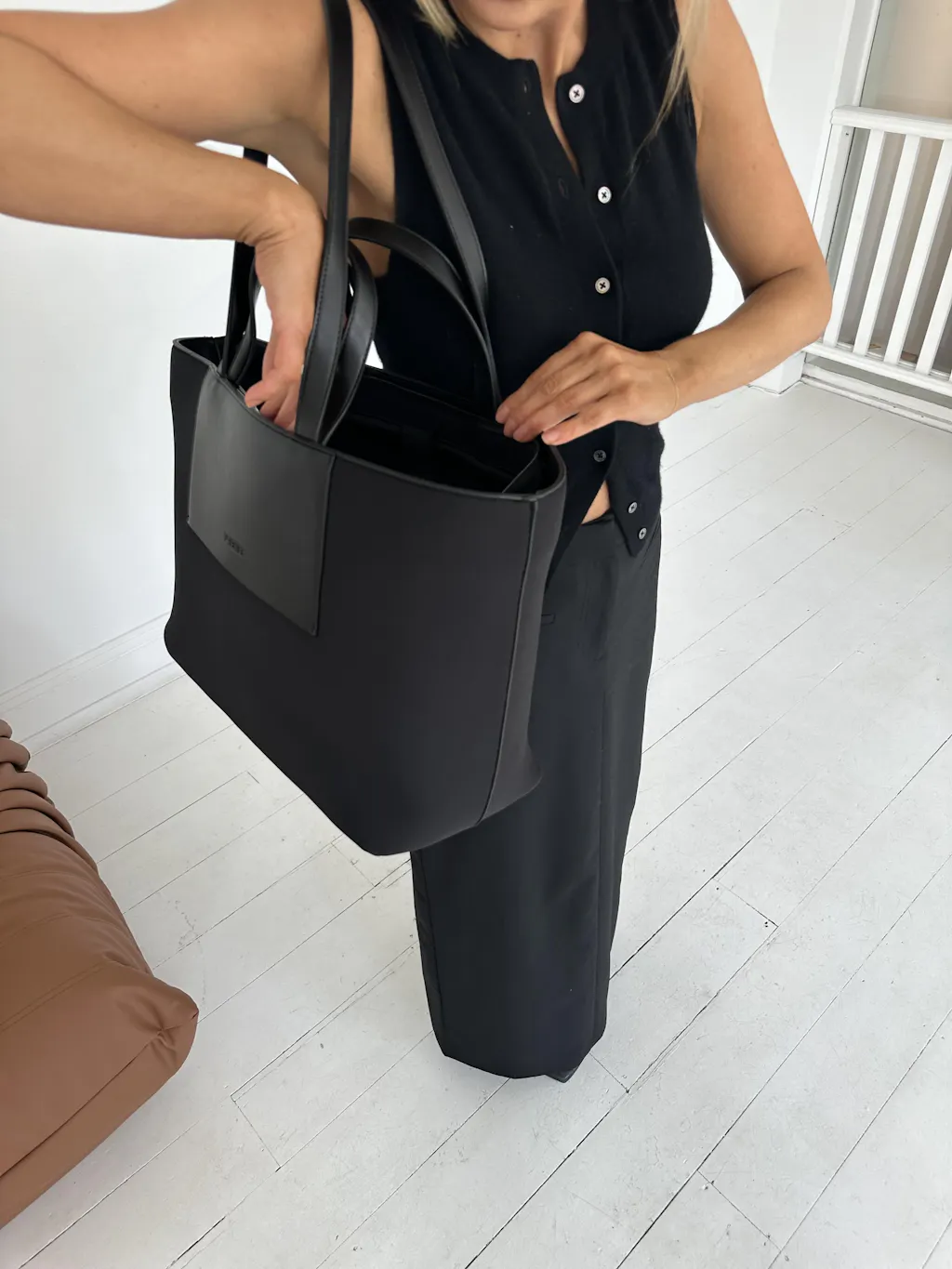 The Blake Bag (BLACK) Neoprene Tote Bag – Prene