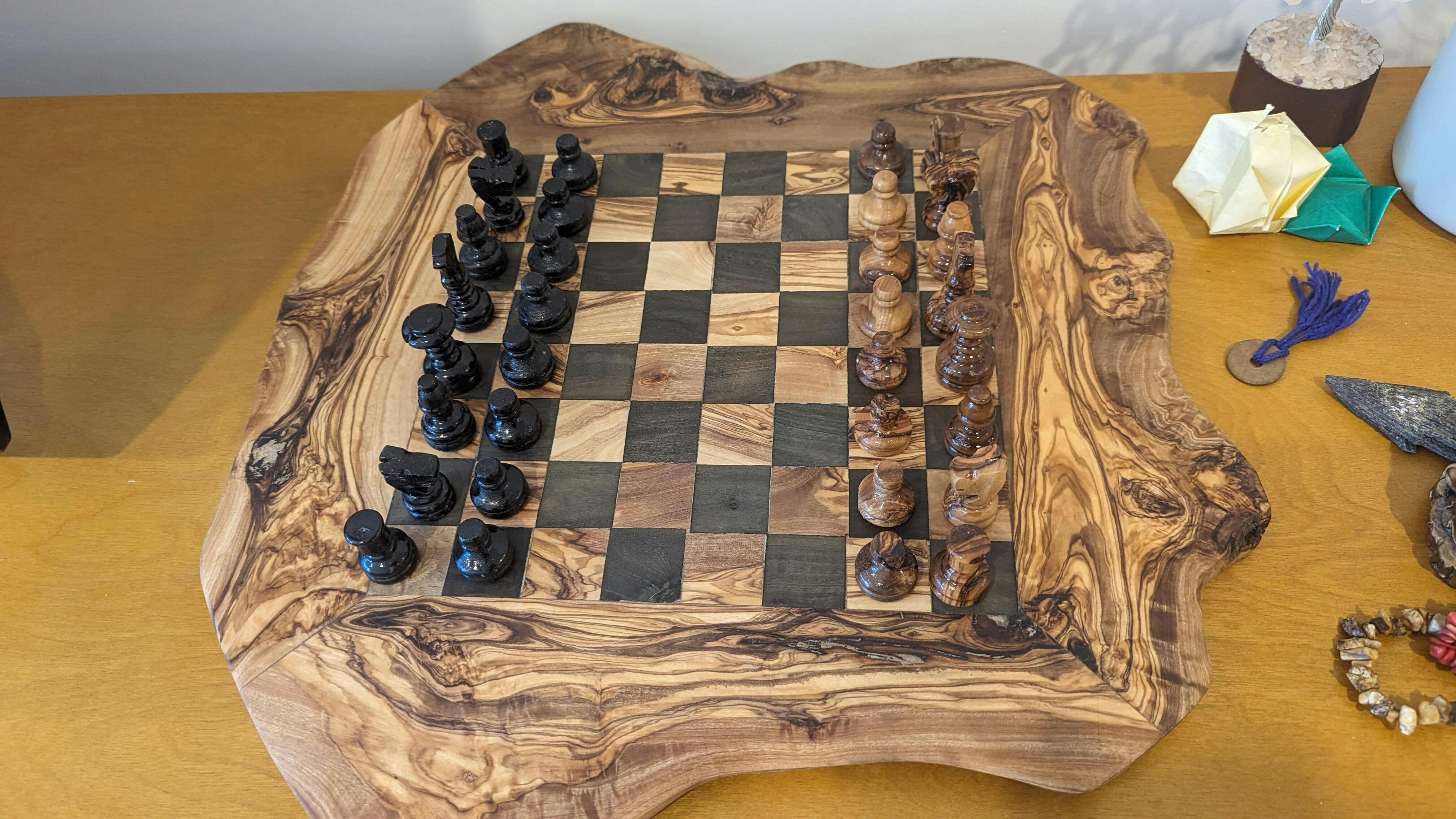 Hand Carved Chess Board – Prestige Chess