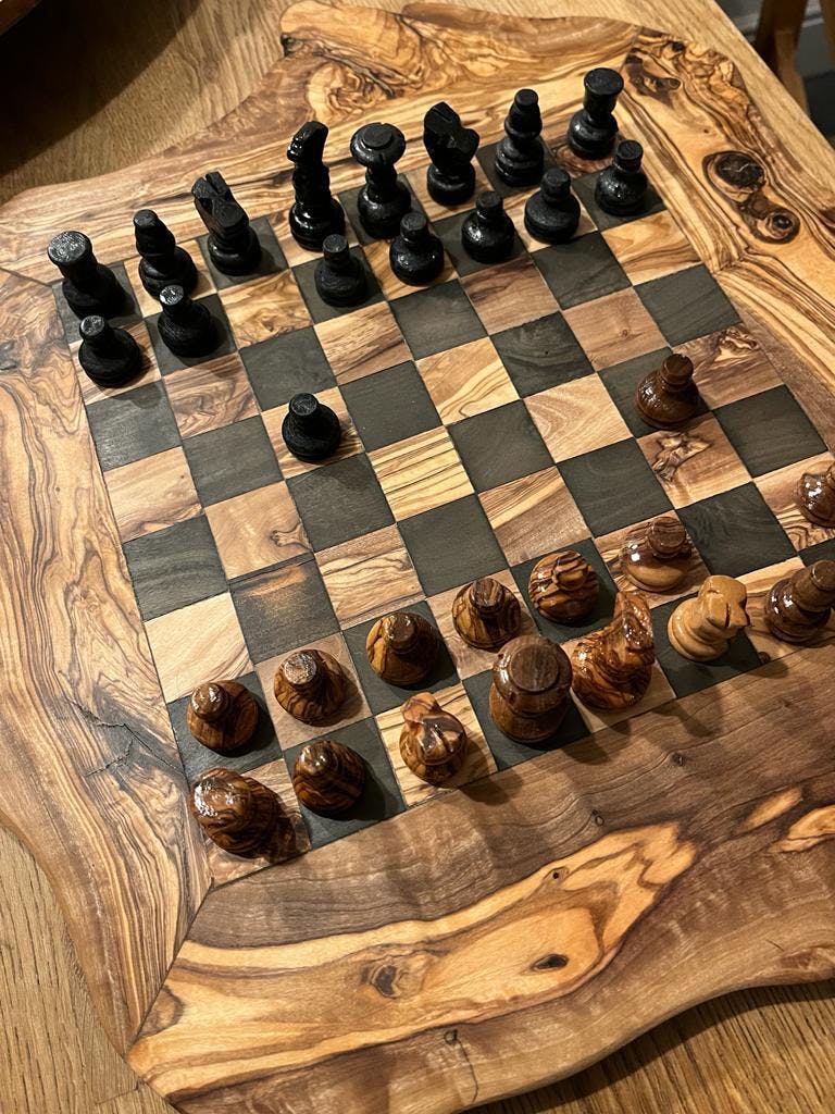 Hand Carved Chess Boards