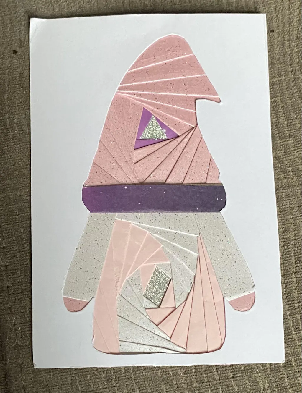 Gonk Iris Folding Pattern PDF & SVG | Gnome Printable Template Download ...
