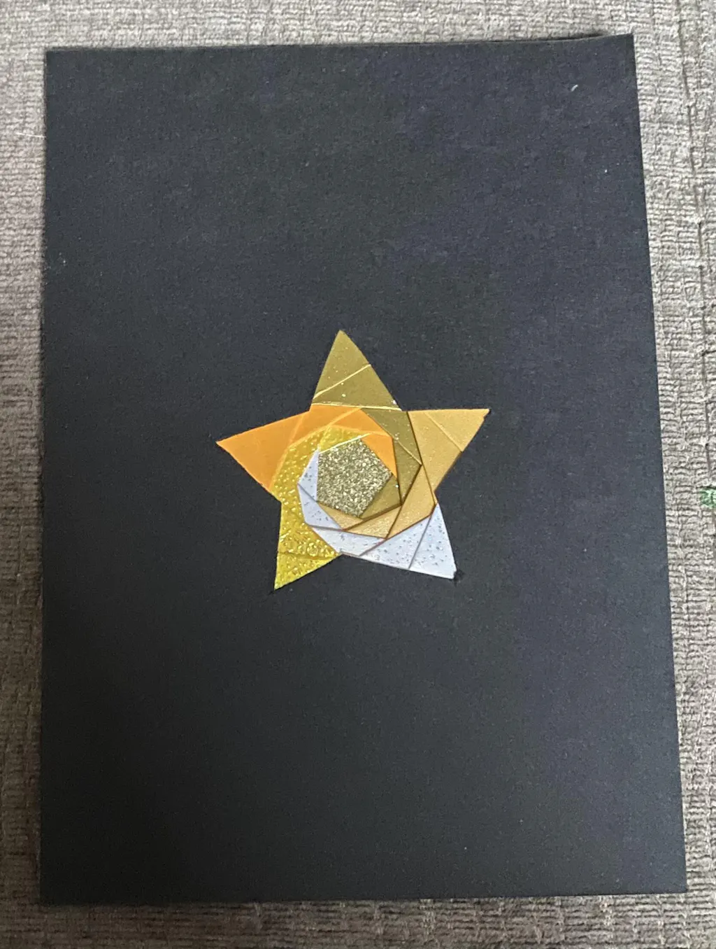 Iris Folding Star Pattern Template Mini | Star Download PDF SVG ...