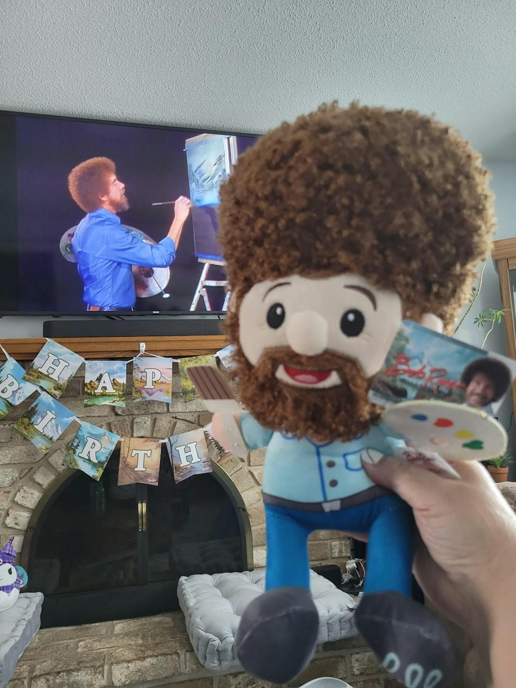 Bob Ross Classic Dinner Plates (8 Pack) | Prime Party