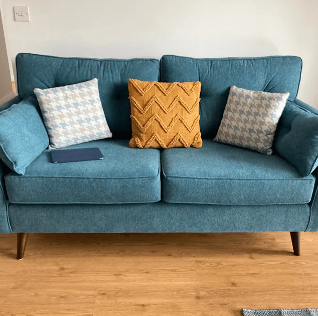 75.5" Wide Modern Loveseat Sofa with Solid Wood Legs – primyhome