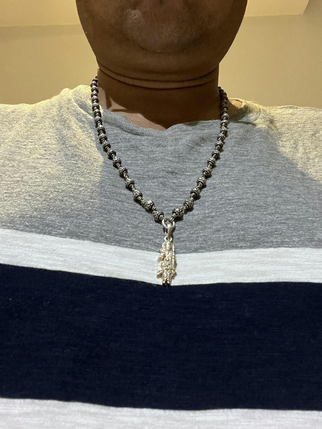 Silver Mala (Om Beads) – Prinjal