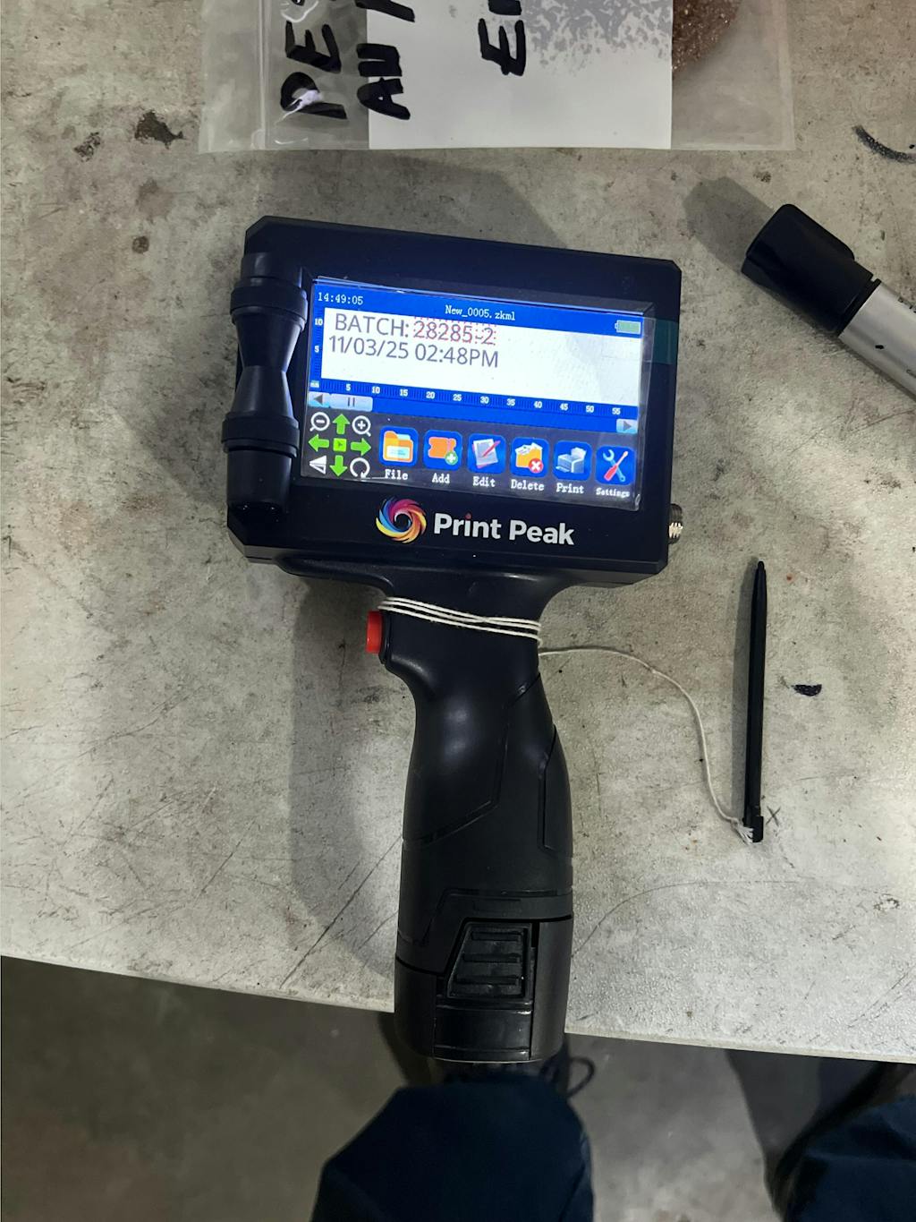 Handheld Inkjet Printer User Guide | Print Peak